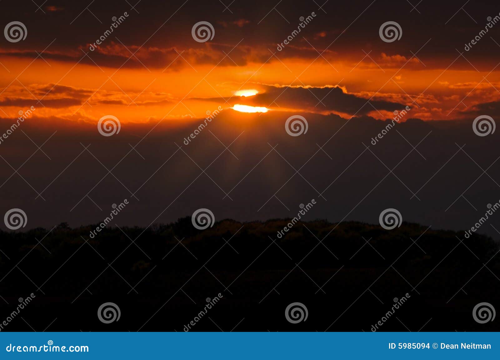 Dark red sunset stock photo. Image of dusk, sundown, cloudscape - 5985094