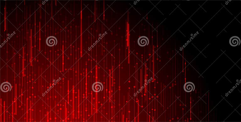 Dark Red Technology Lines Abstract Background Stock Vector ...