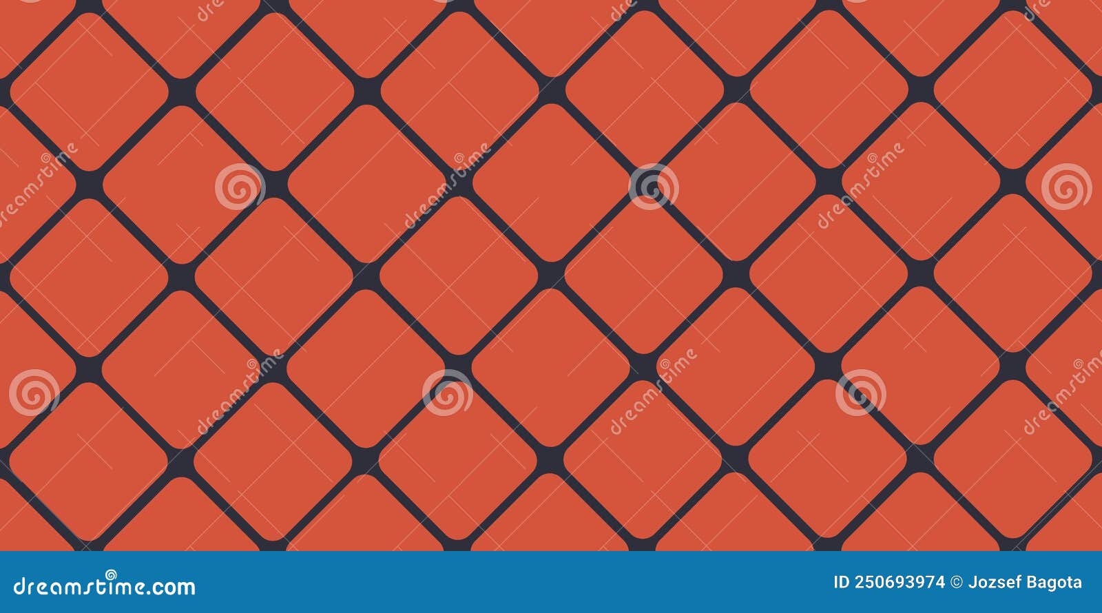 Dark Red Tile of Round Squares, Geometric Mosaic Grid Pattern, Abstract ...