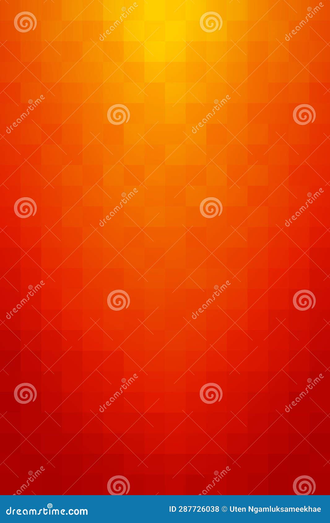 Dark Red To Orange Gradient Mosaic Background Stock Vector ...