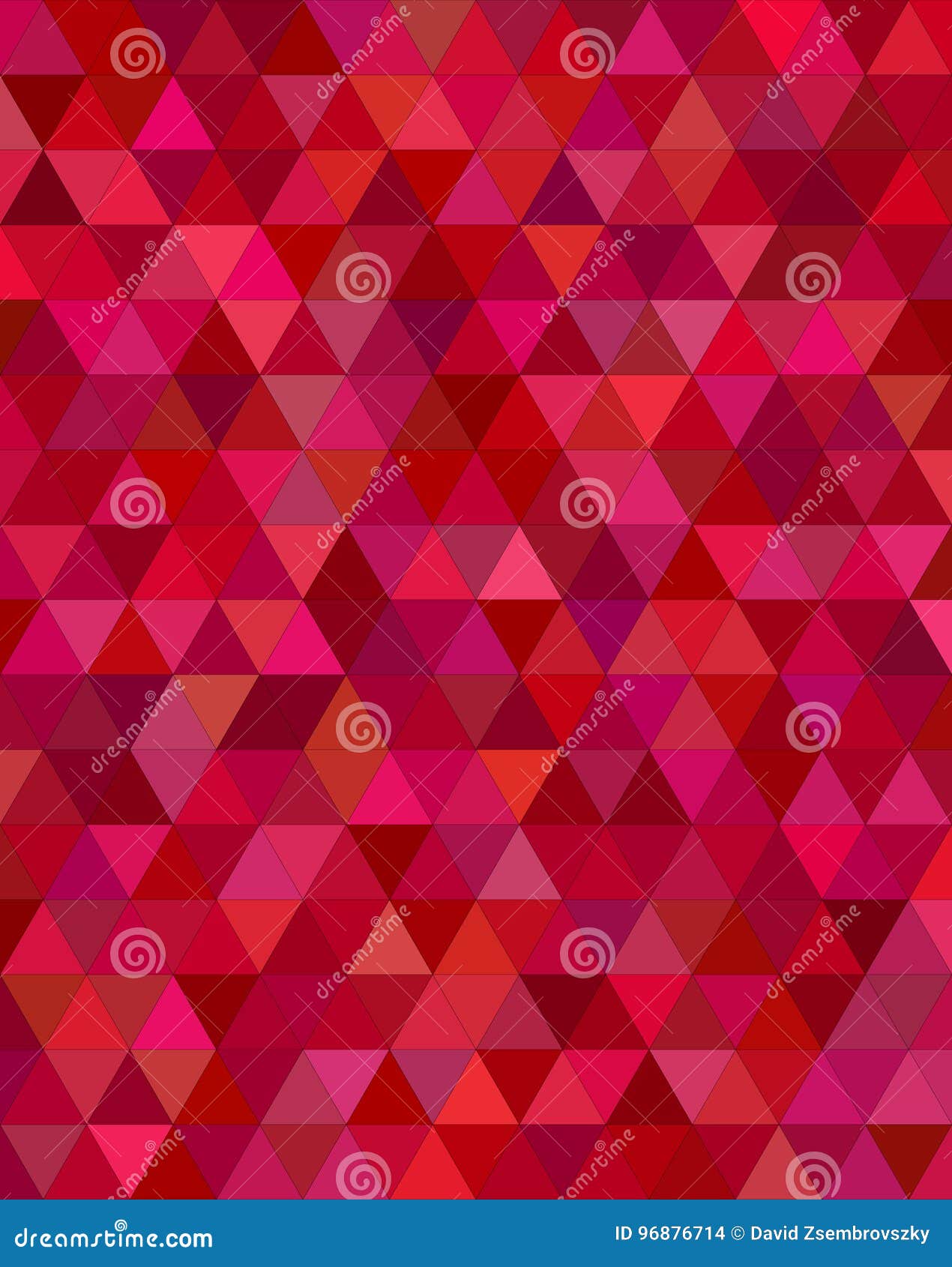 Dark Red Triangle Mosaic Background Stock Vector - Illustration of ...