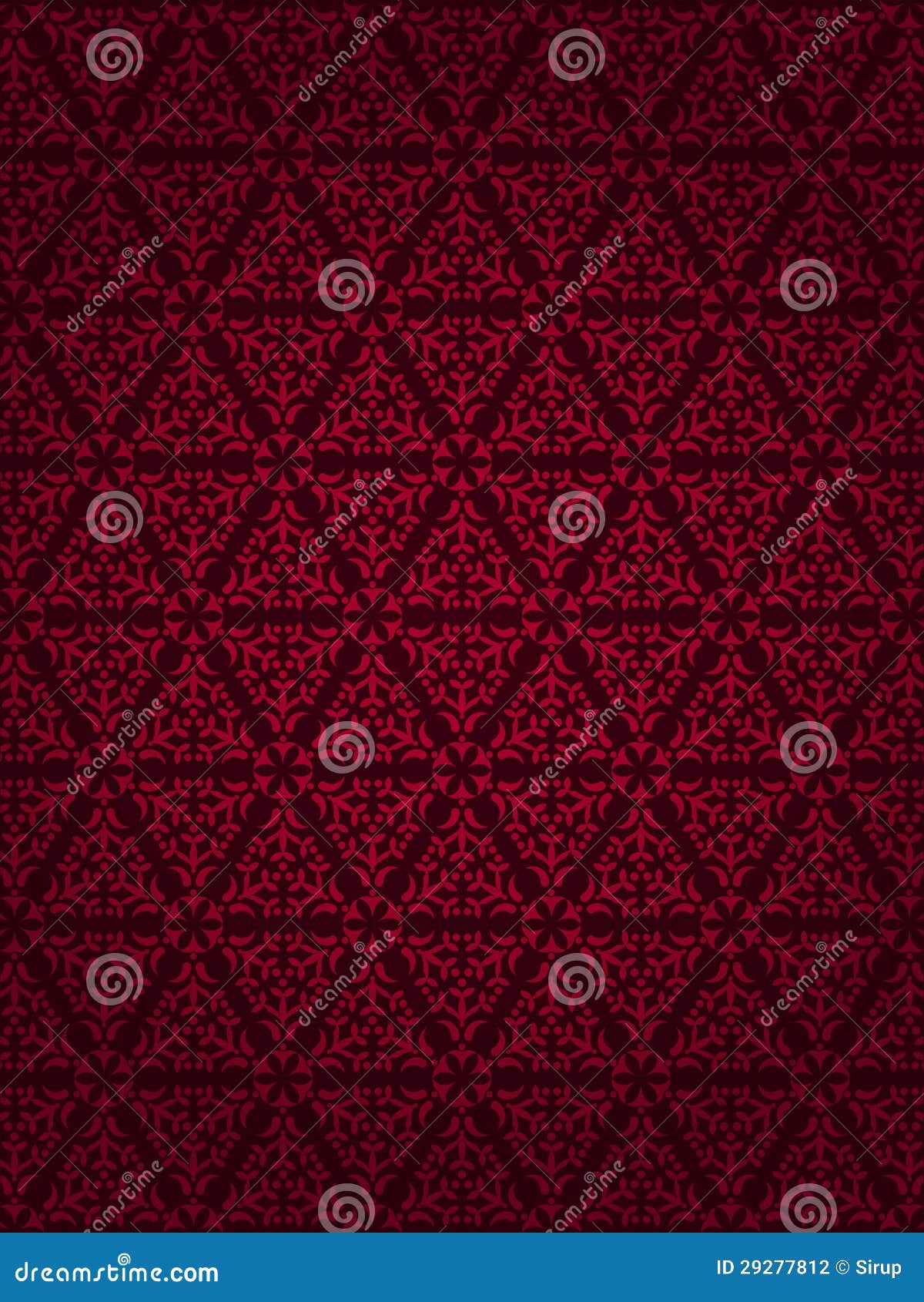 Dark Red Vintage Wallpaper Design Stock Vector - Illustration of ...