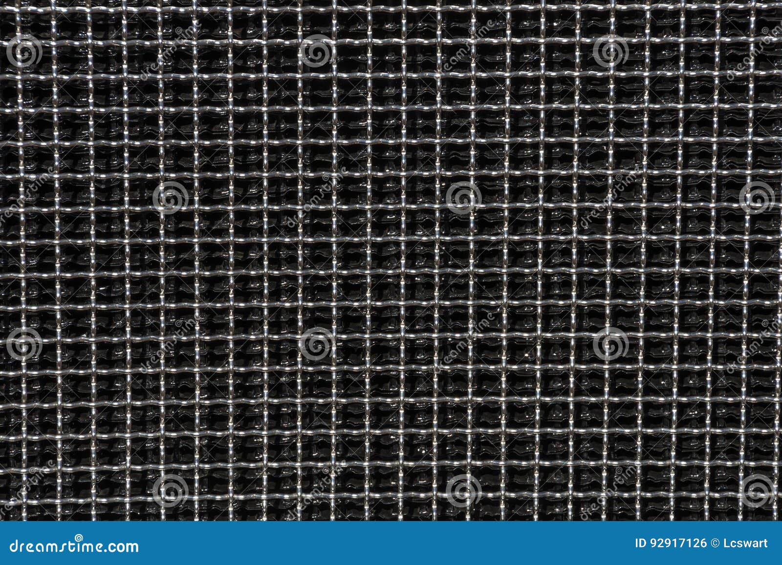 Dark Reflective Metal Square Grid Patterns and Textures Stock Photo ...