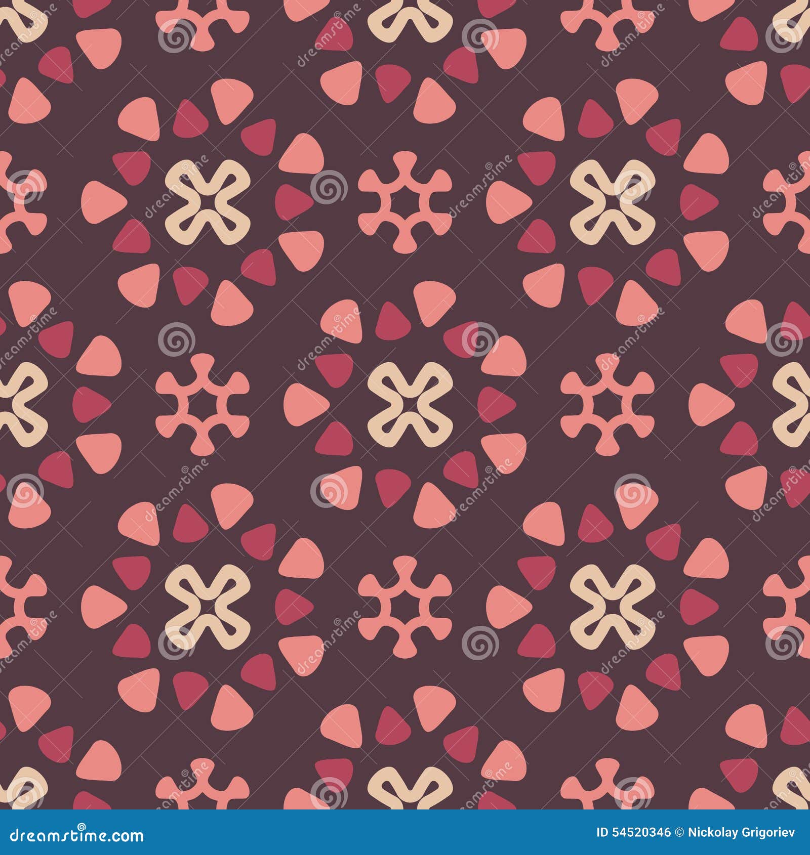 Dark retro pattern stock illustration. Illustration of pattern - 54520346