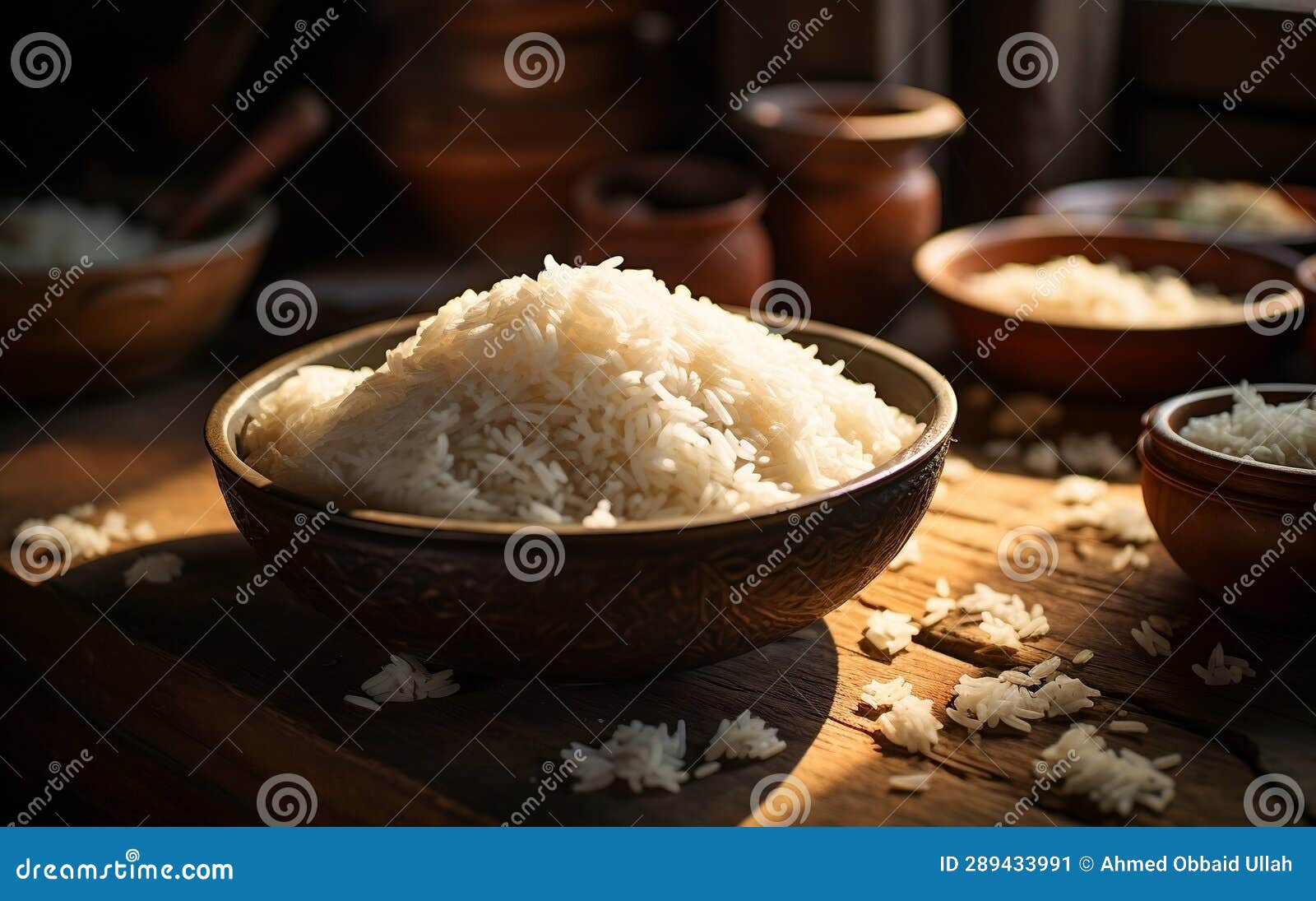 Dark Rice Cinematic Shot. Generated by Ai Stock Image - Image of grainy ...