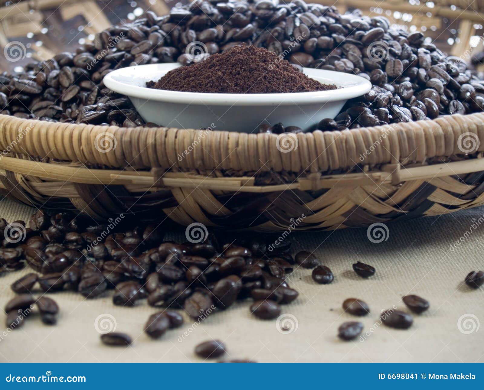 Dark roast coffee stock image. Image of arrangement, beige - 6698041
