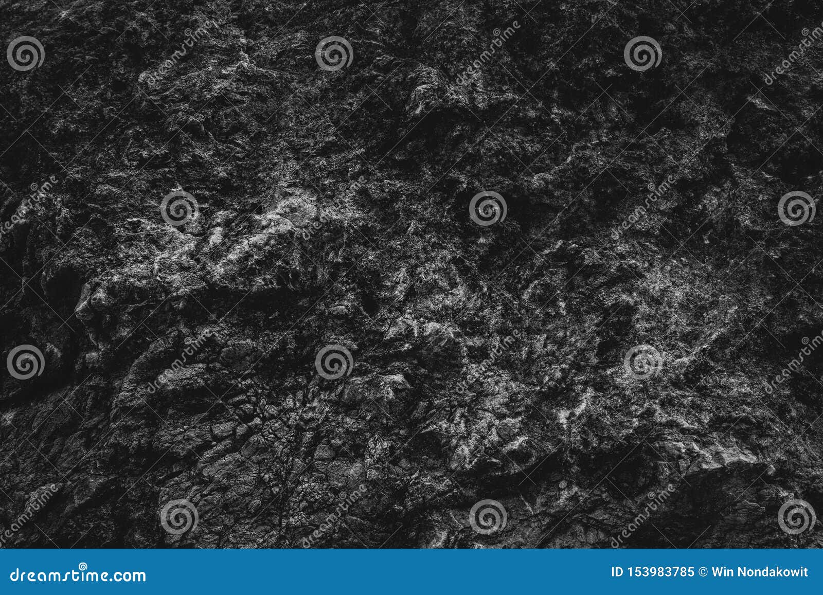 Dark Rock Wall Background - Stone Texture With Onion Skin Weathering ...