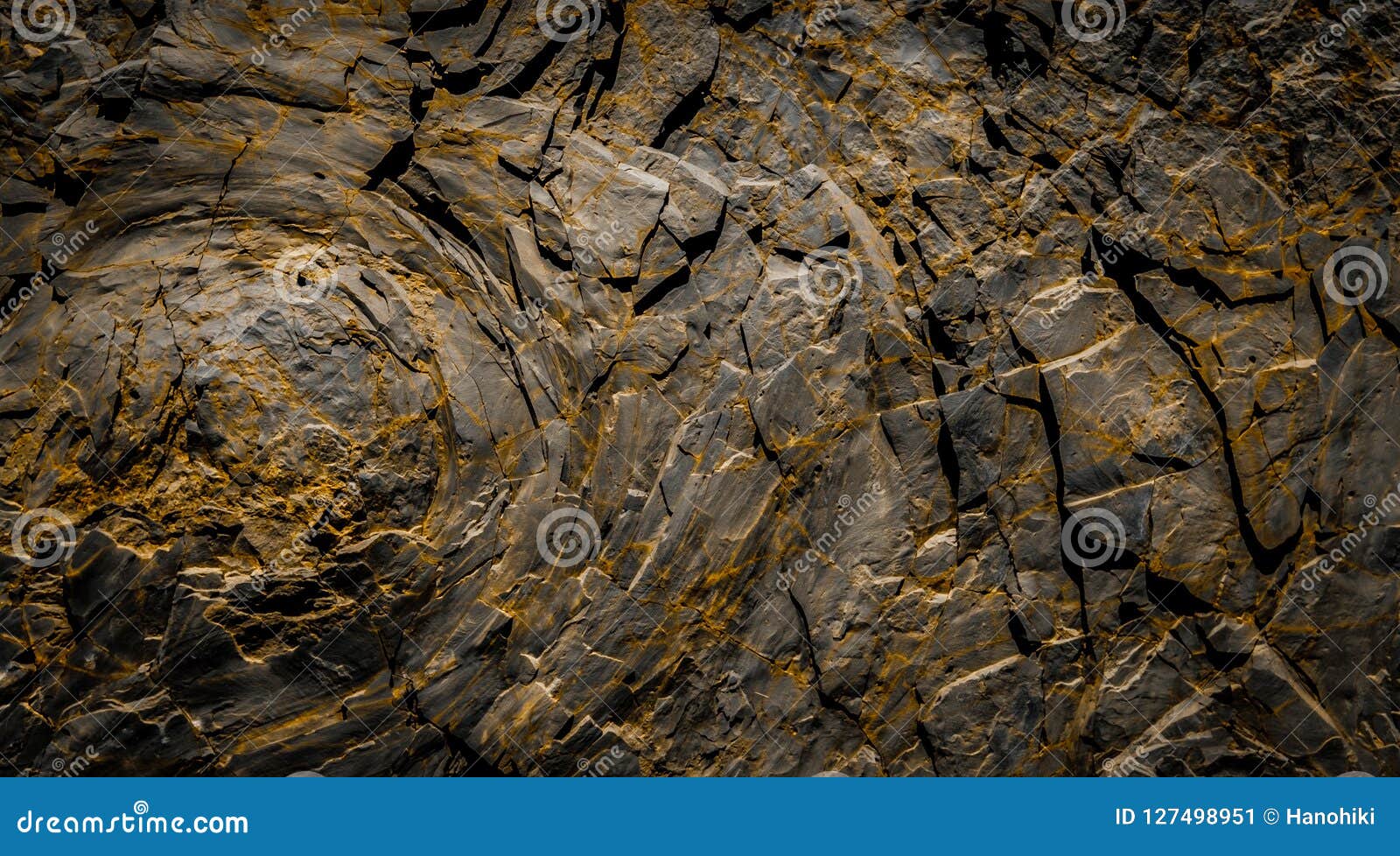 Dark Rocks Background - Black Rock Stone Texture Stock Image - Image of ...