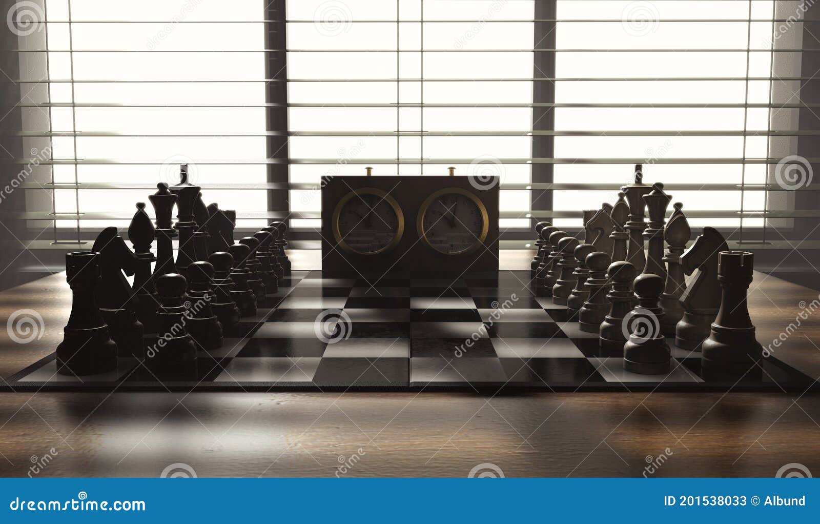 Dark Room and Chess Game stock image. Image of dramatic - 201538033