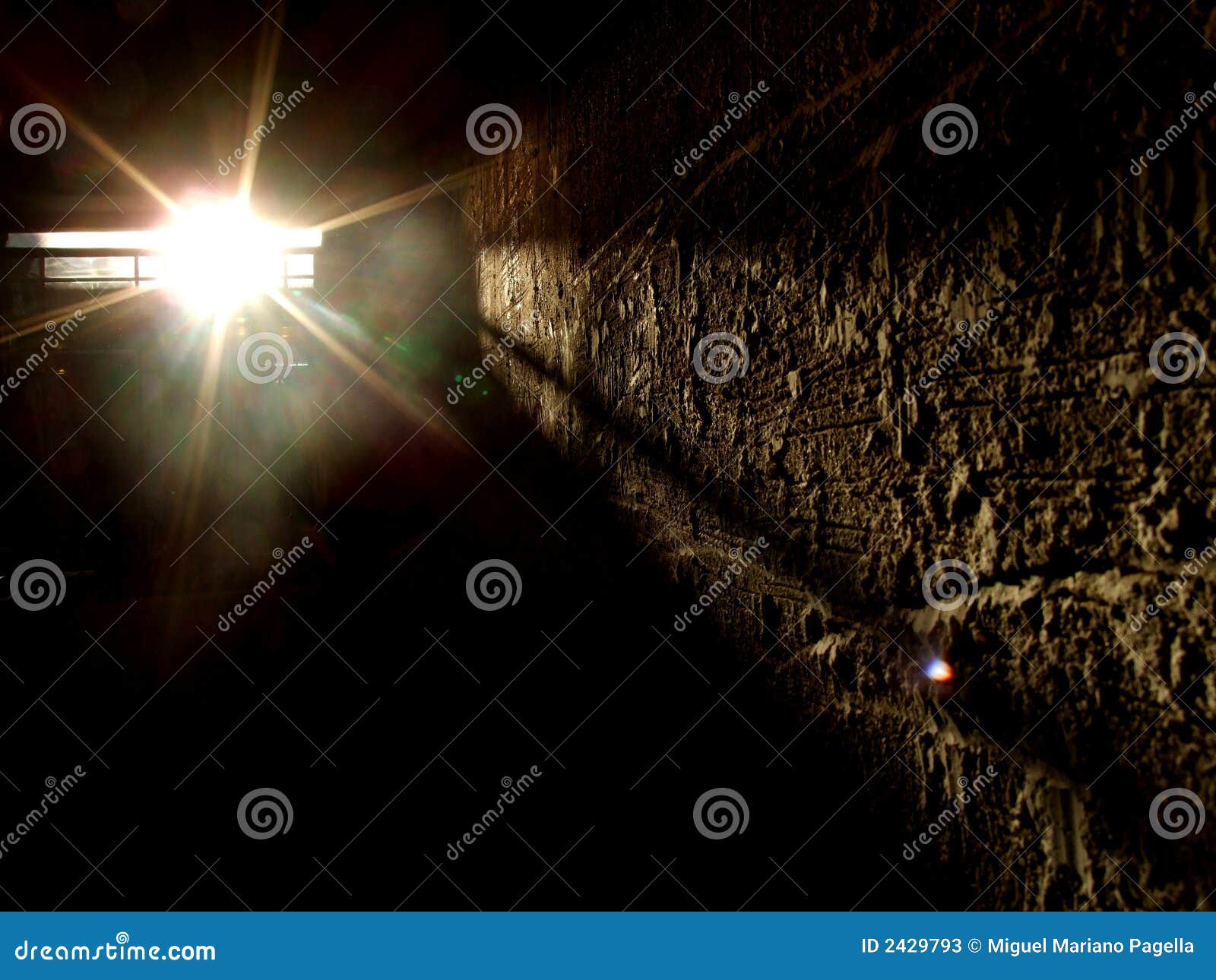 Dark room with spotlight stock image. Image of spotlight - 2429793