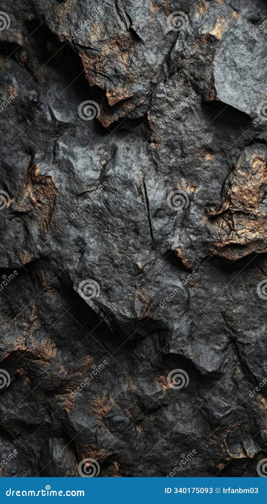 Dark and Rough Stone Texture Stock Illustration - Illustration of grey ...