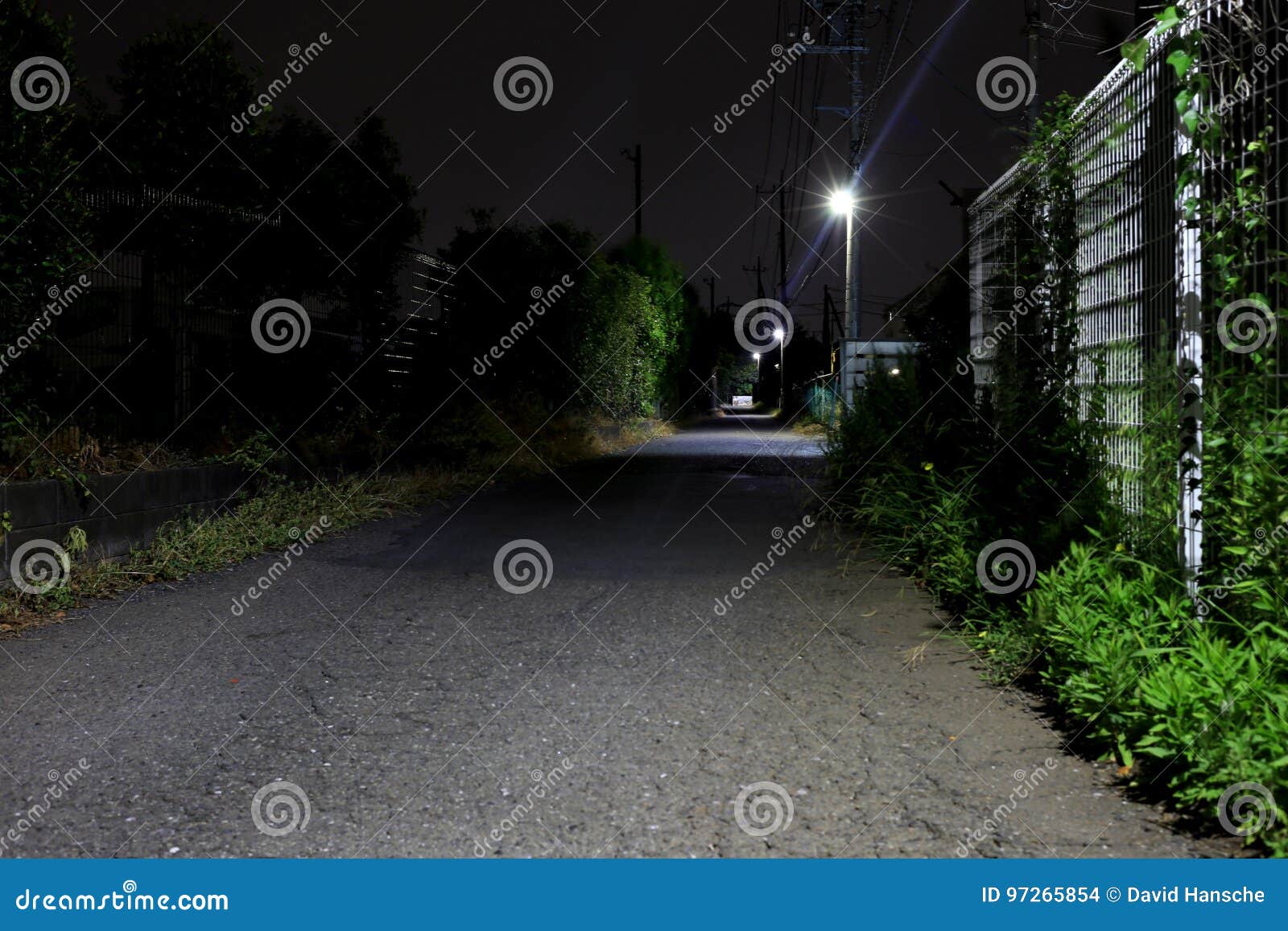 Dark Rural Road stock photo. Image of morning, motion - 97265854