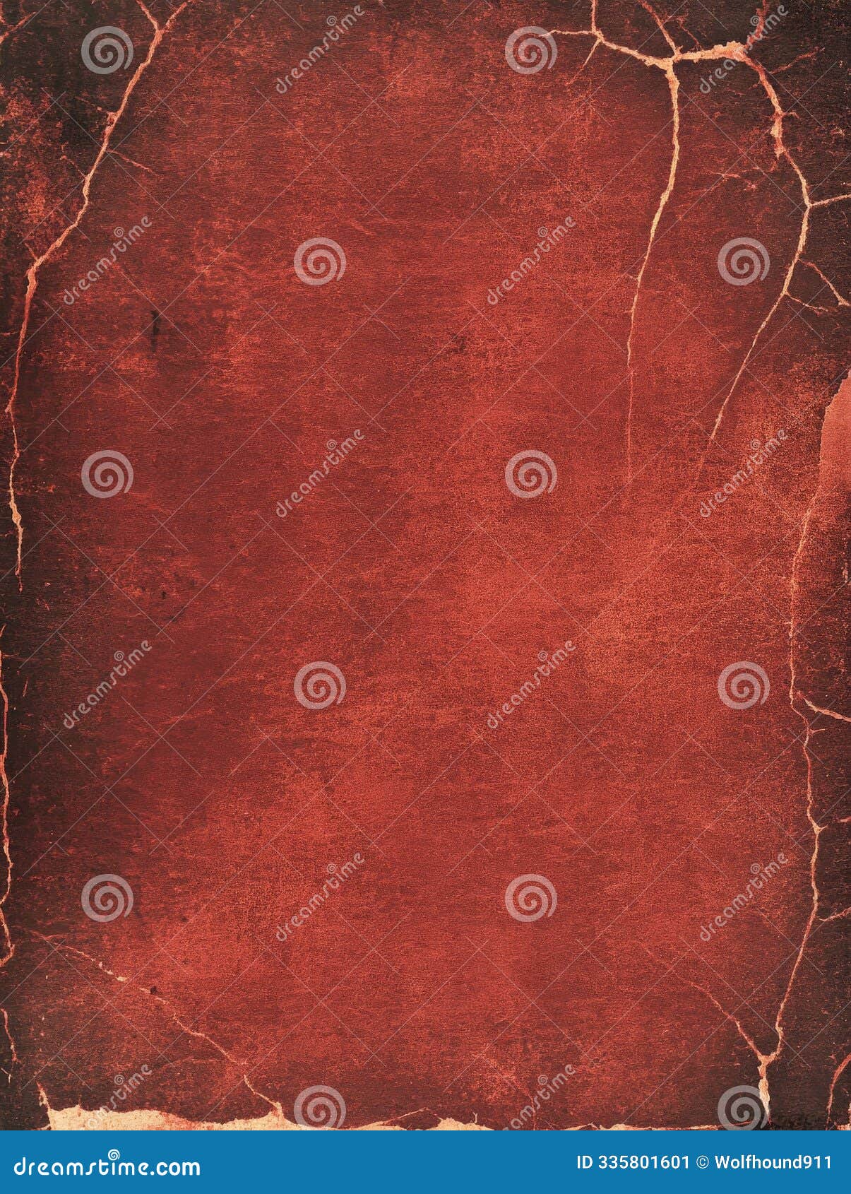 A Dark Rust-red Vintage Paper with a Gritty, Rough Texture, Covered in ...