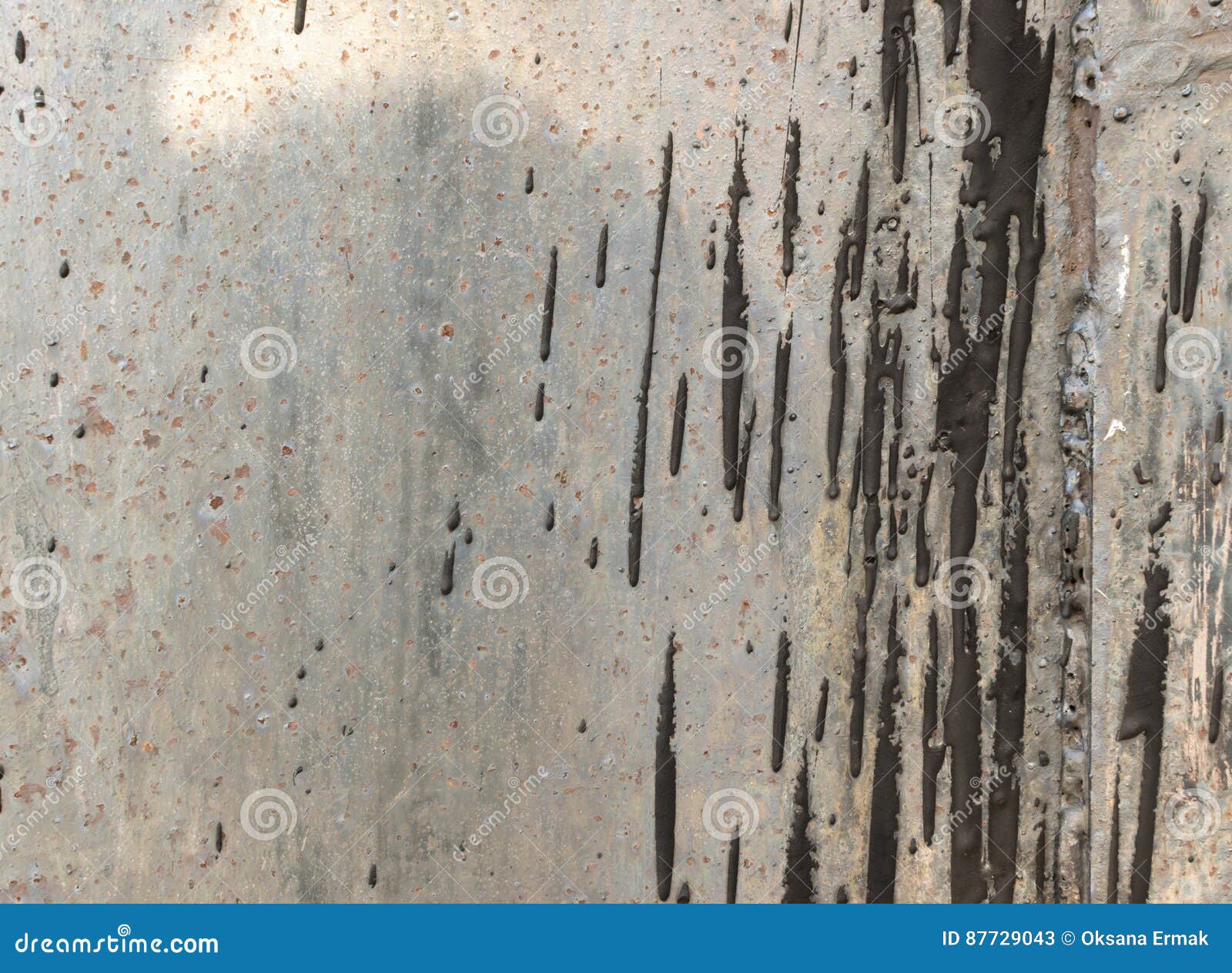 Dark Rusted Metal Texture Background Stock Image - Image of rough ...