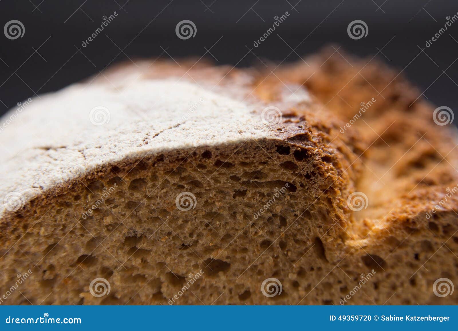Dark rye bread stock photo. Image of food, cooking, healthy - 49359720