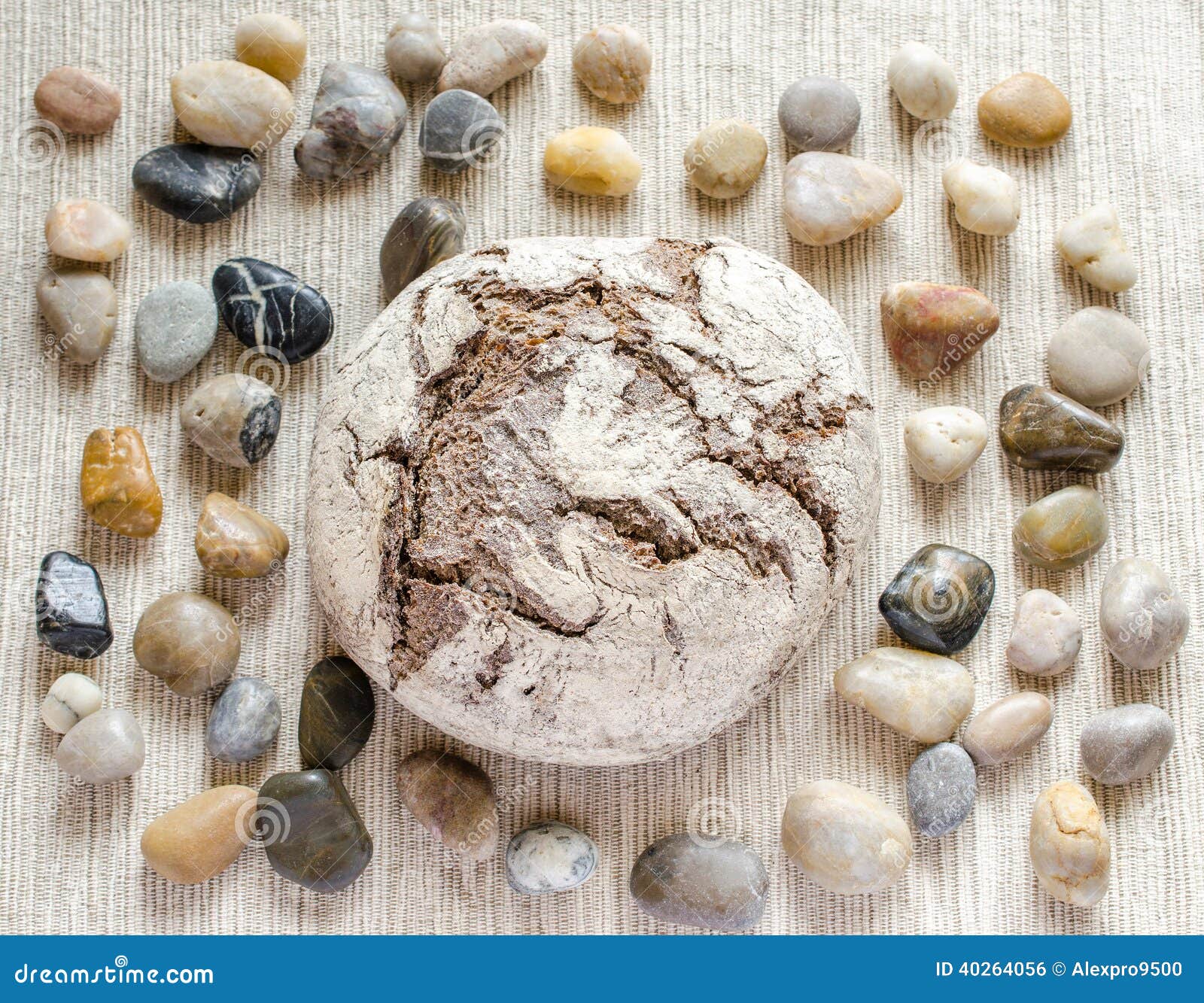 Dark rye bread stock photo. Image of healthy, crunchy - 40264056