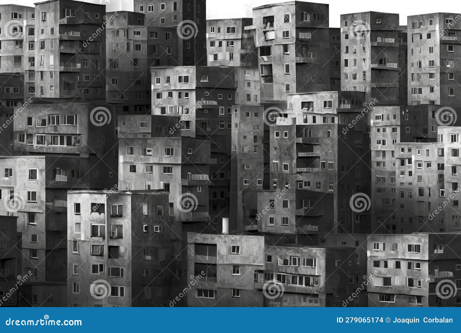 Lifeless Gloomy Underground City Landscape With Futuristic Dystopia ...