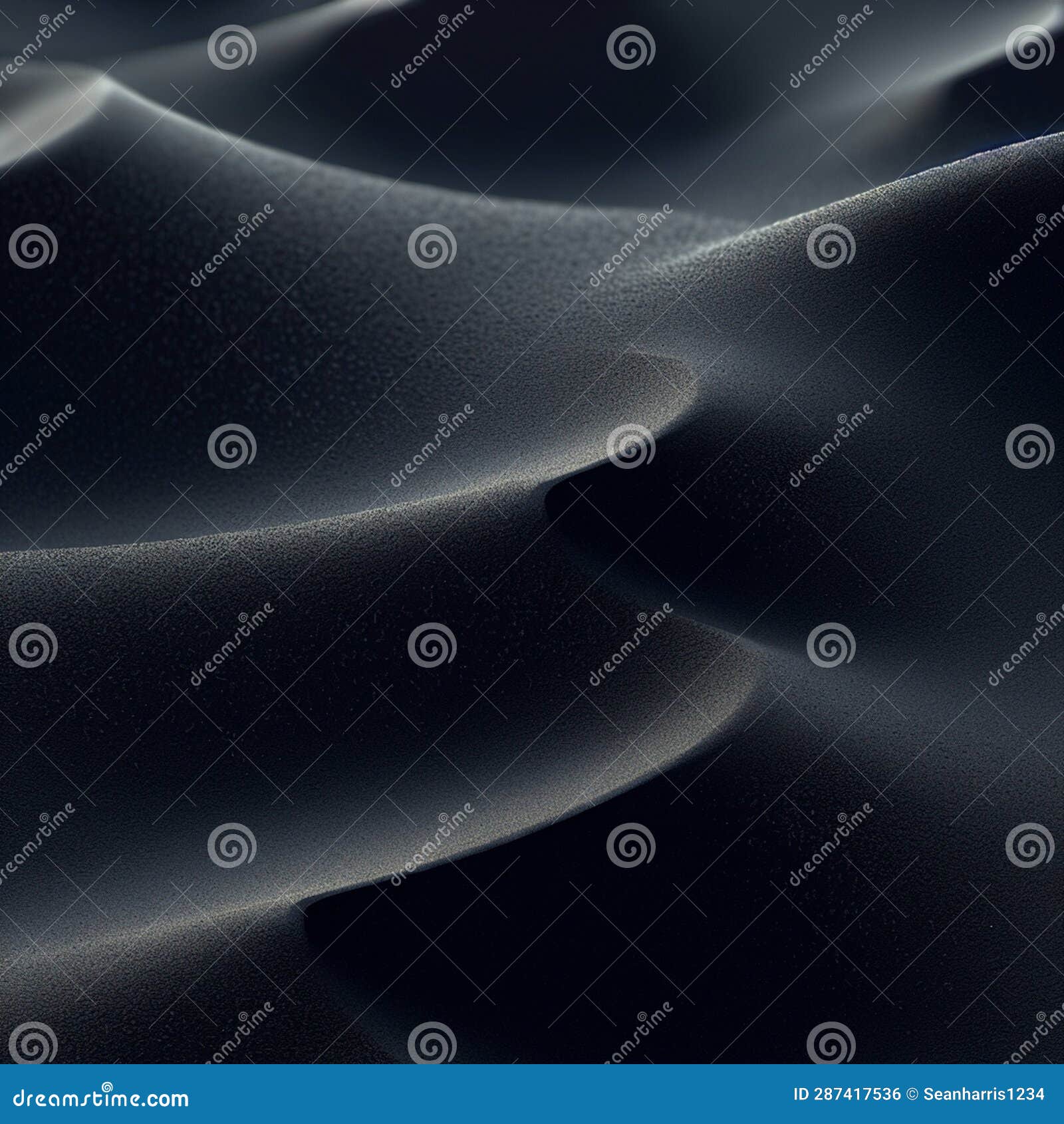 Dark Sands: a Monochrome Mirage Stock Illustration - Illustration of ...