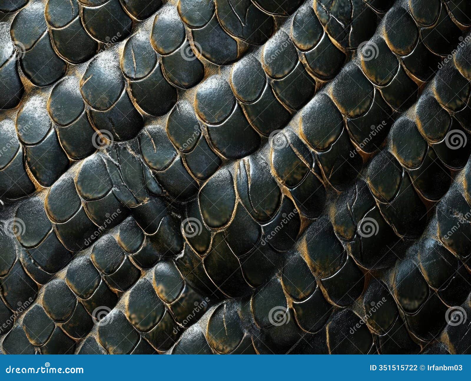Dark Scales Texture Forms a Reptilian Pattern with a Subtle Gold ...