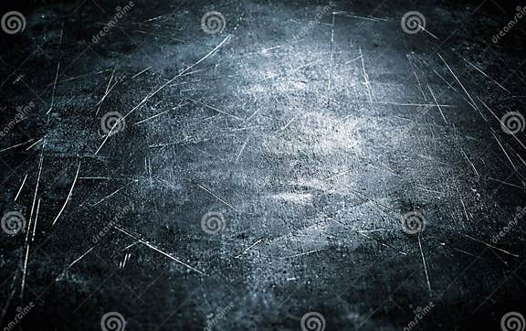 Dark Scratchy Surface with Light Reflections Displaying Texture and ...
