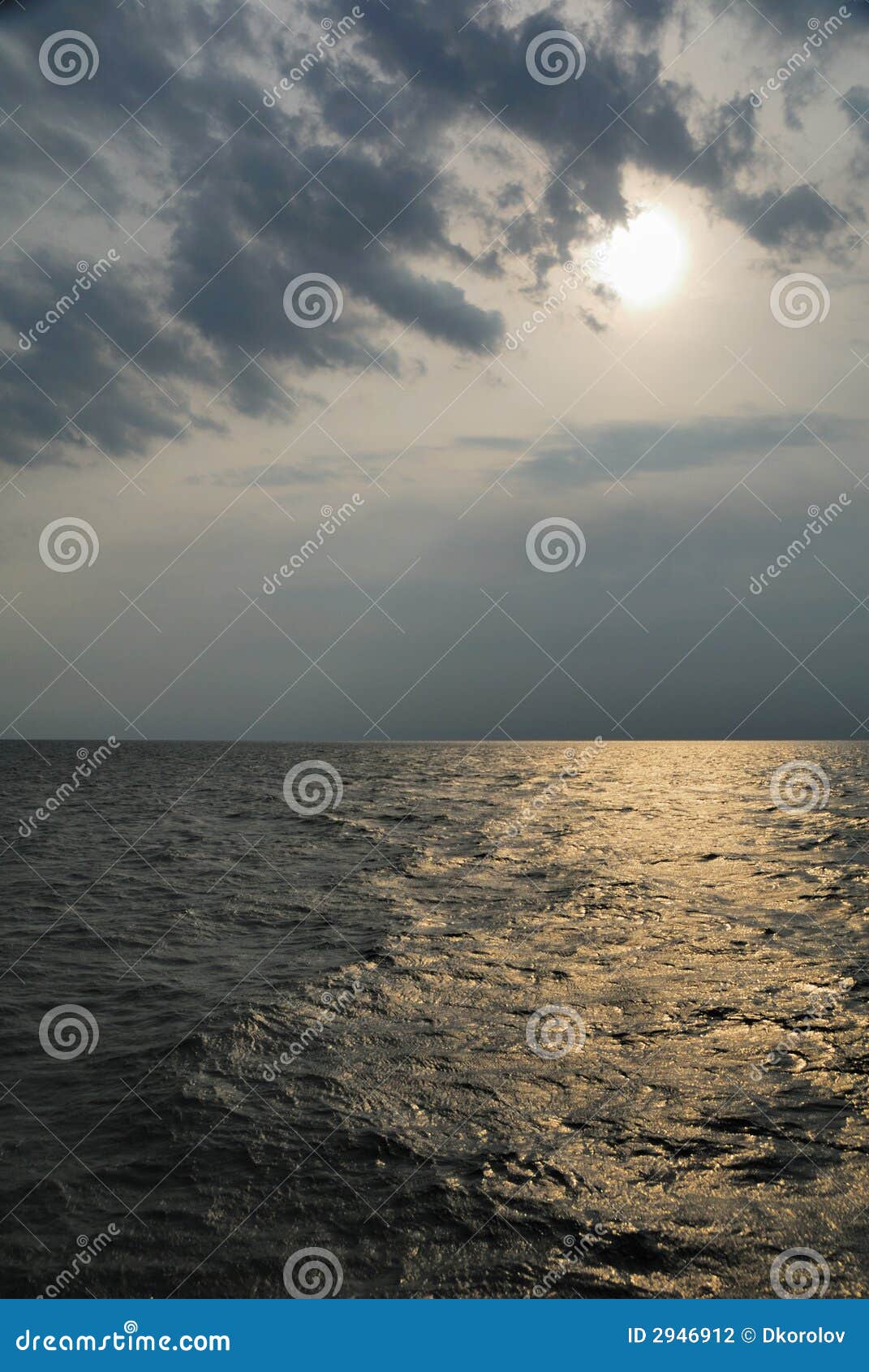 Dark sea stock photo. Image of nautical, nature, horizon - 2946912