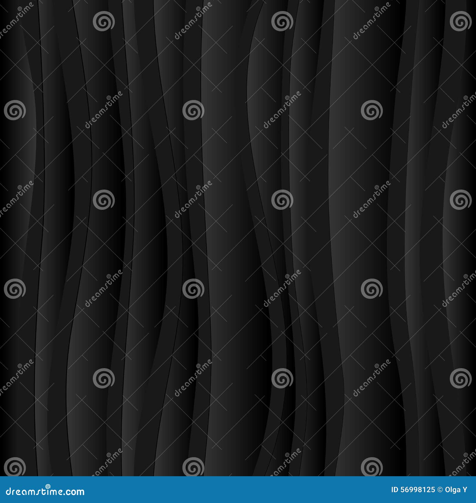 Dark Seamless Background of Abstract Waves Stock Illustration ...
