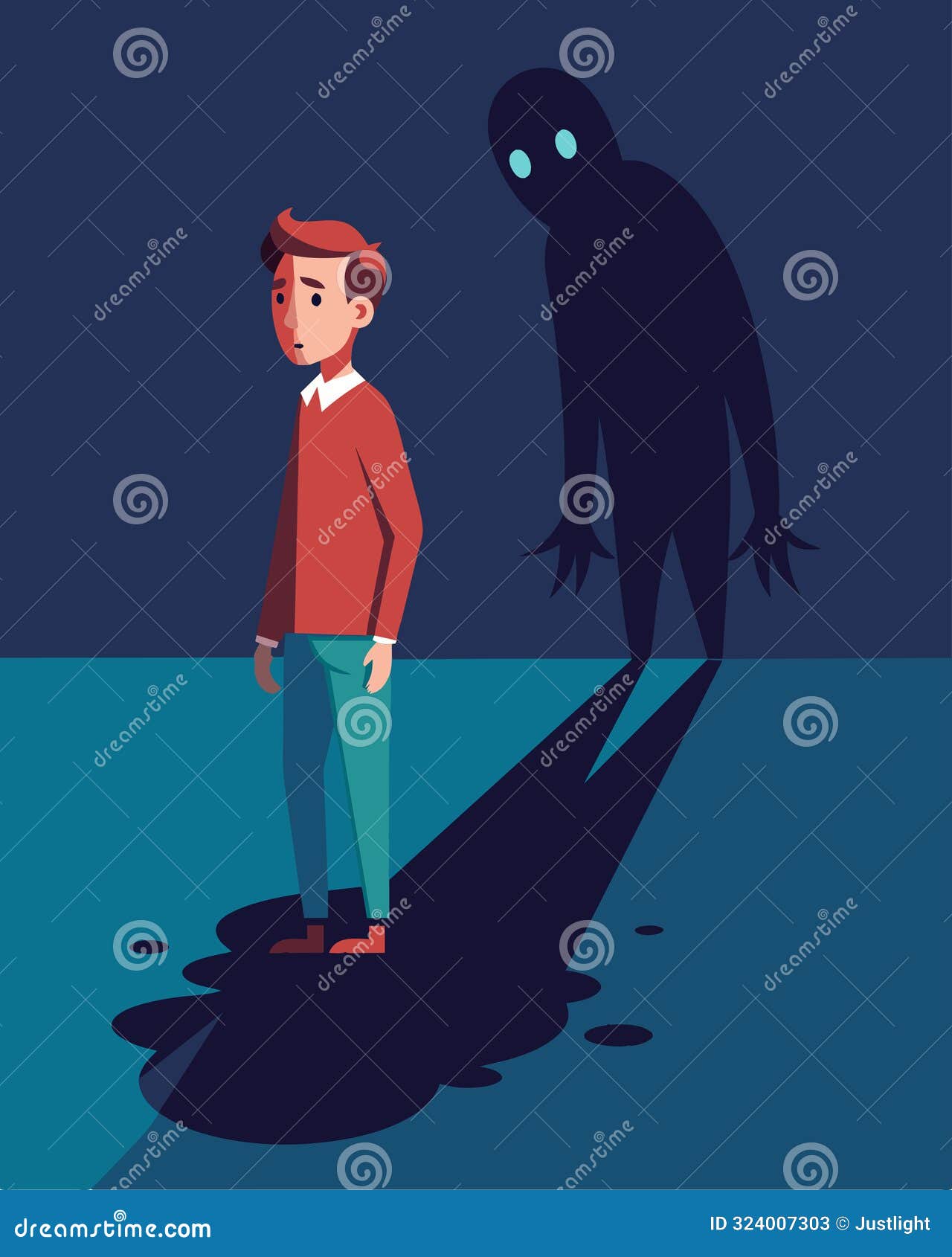 A Dark Shadow that Follows Someone Around Sapping All Positivity from ...