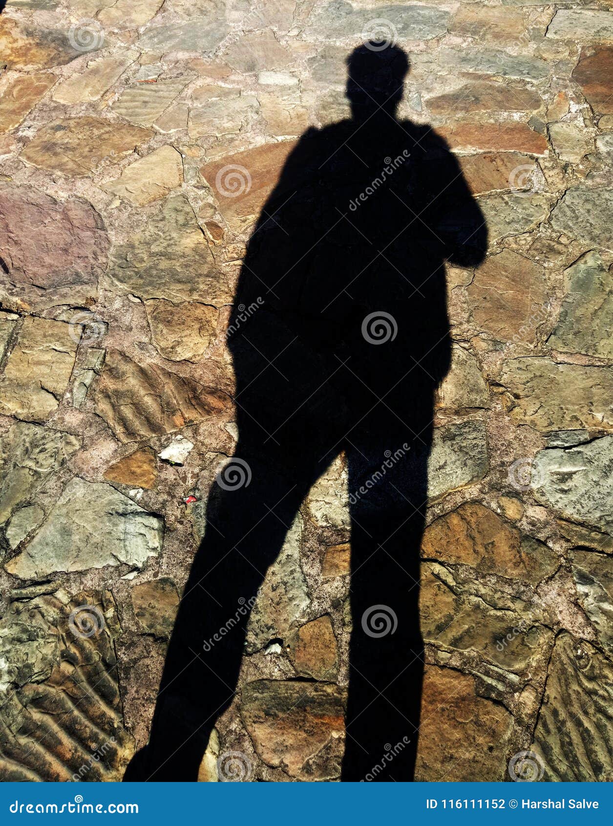 Dark Shadow of a Person stock photo. Image of downside - 116111152