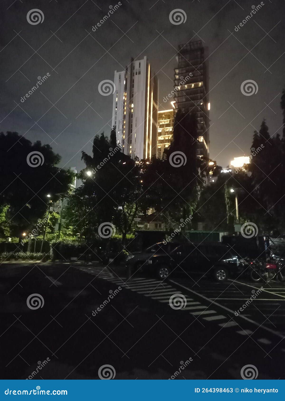 The dark side of building stock image. Image of dark - 264398463
