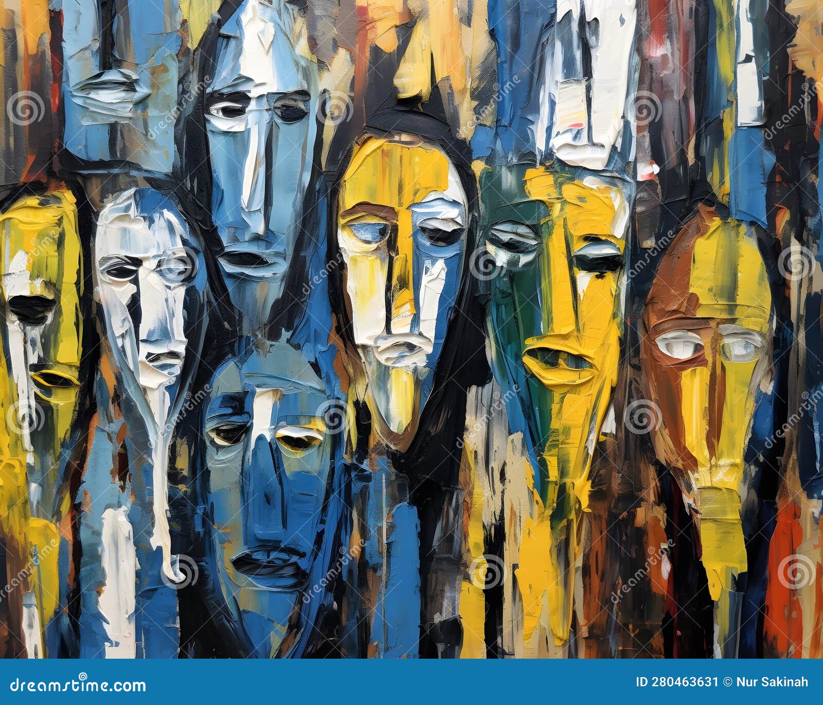 The Dark Side of Humanity Revealed, in the Style of Textured ...