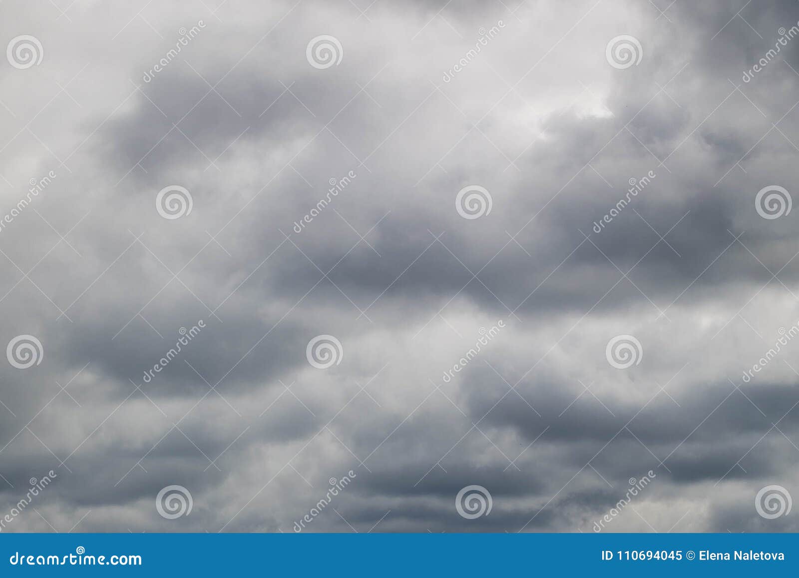Dark Sky with Hard Clouds before Rain Stock Image - Image of color ...