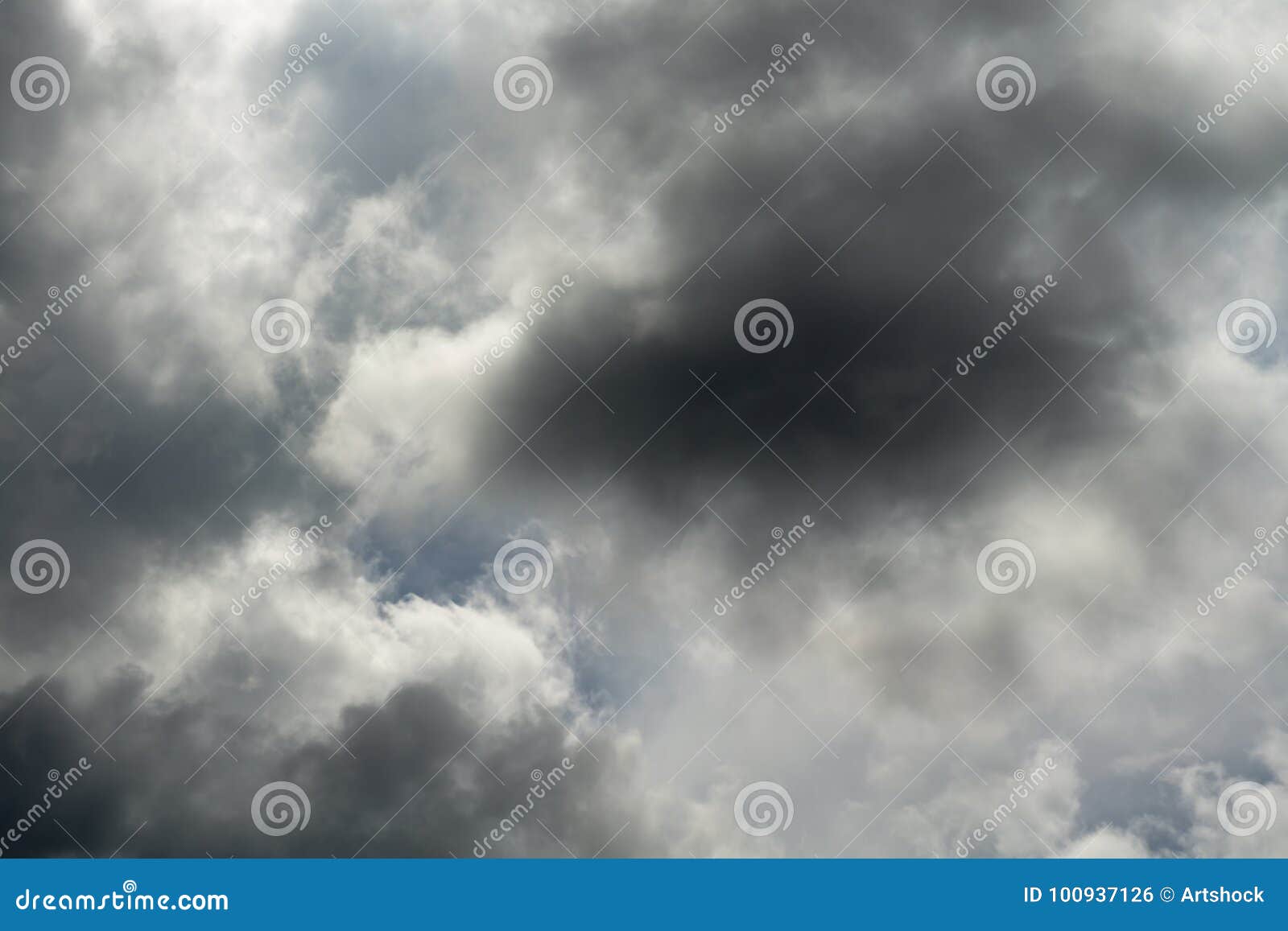 Sky and Heavy Clouds stock photo. Image of cloudscape - 100937126
