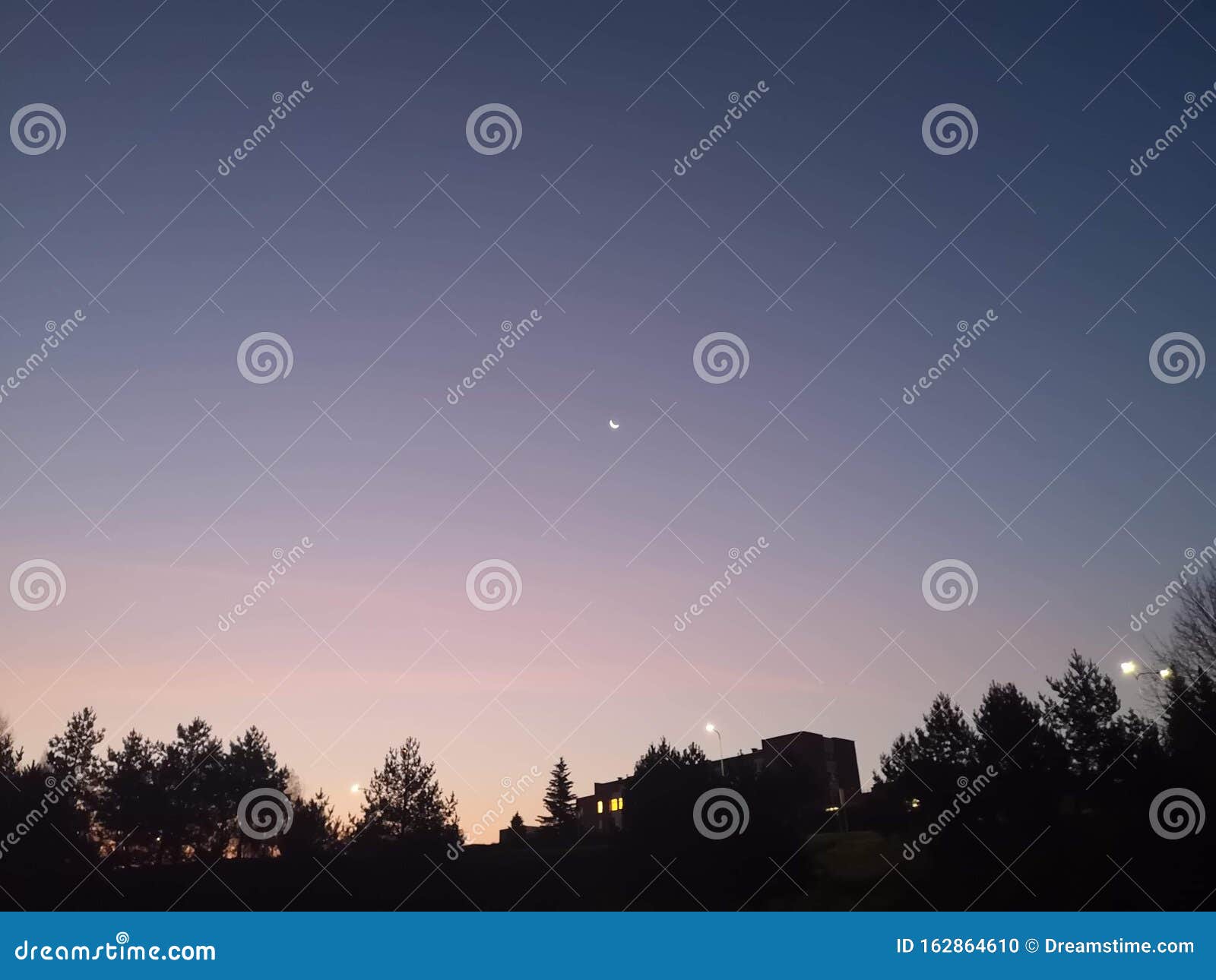 Dark sky lonely cold night stock photo. Image of dark - 162864610