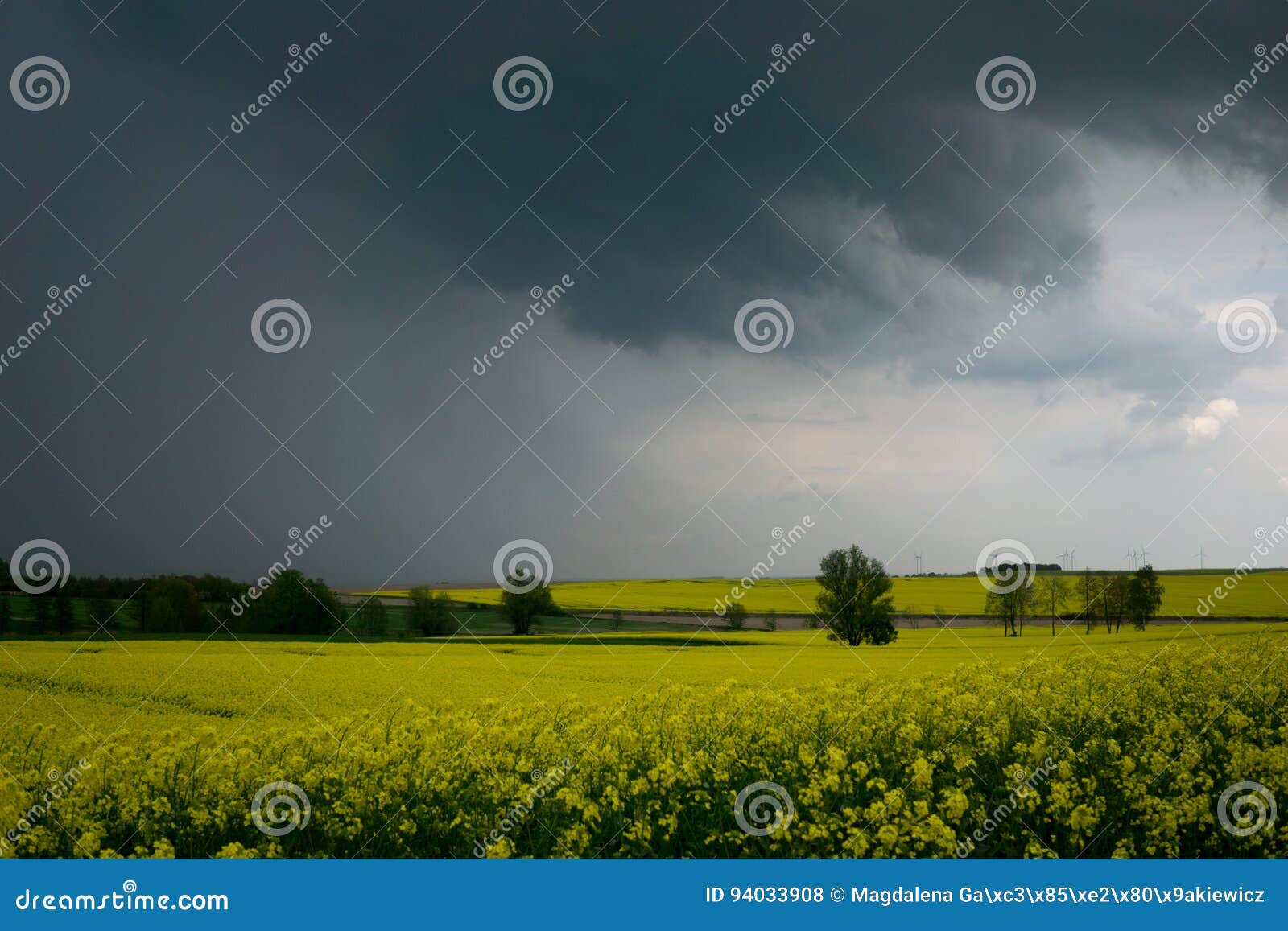 Dark Sky before Raining in Spring Stock Photo - Image of weatherrape ...