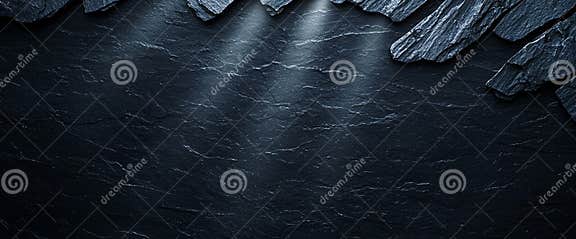 Dark Slate Background with Spotlight Effects Creating Dramatic ...