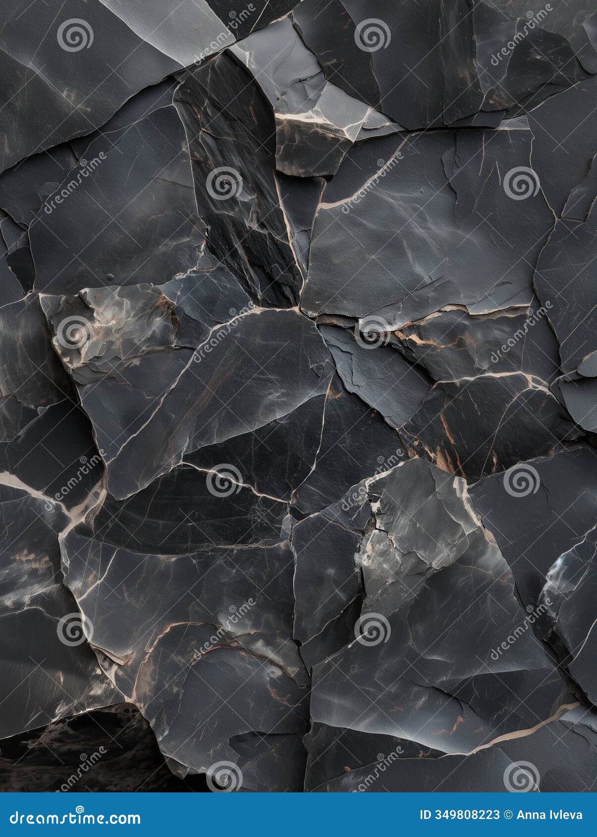 Dark Slate Stone Texture Showcasing Natural Cracks and Patterns Found ...