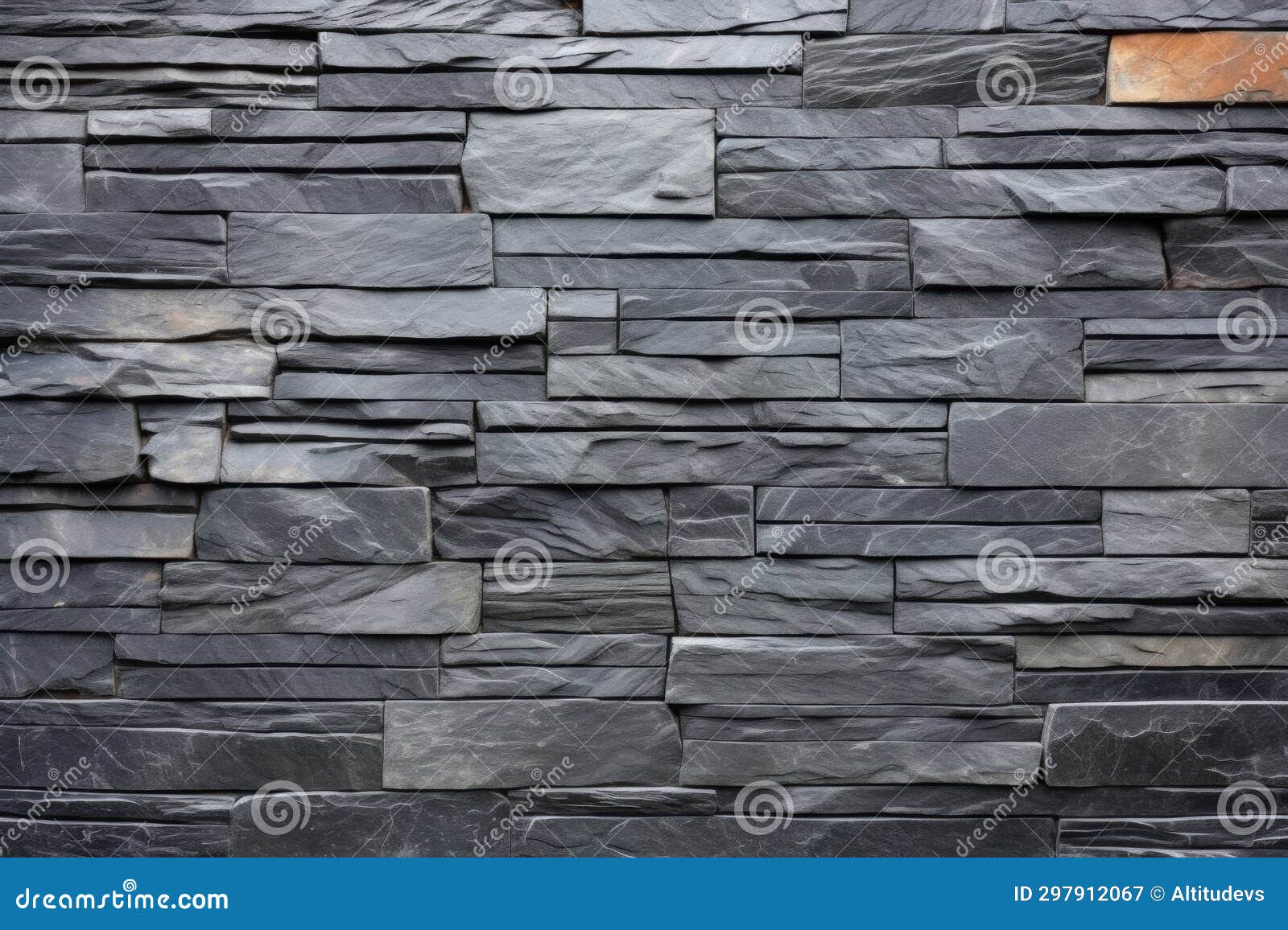 Dark Slate Tile Surface Revealing Natural Pattern Stock Image - Image ...