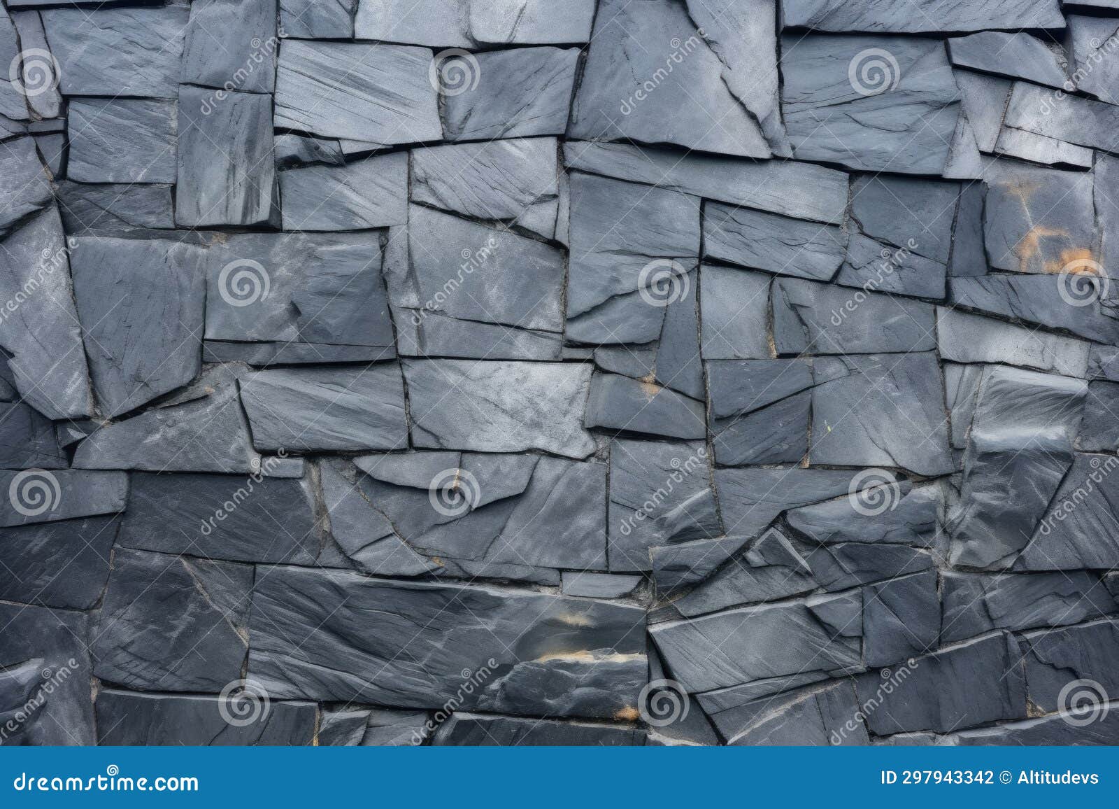 Dark Slate Tile Surface Revealing Natural Pattern Stock Photo - Image ...