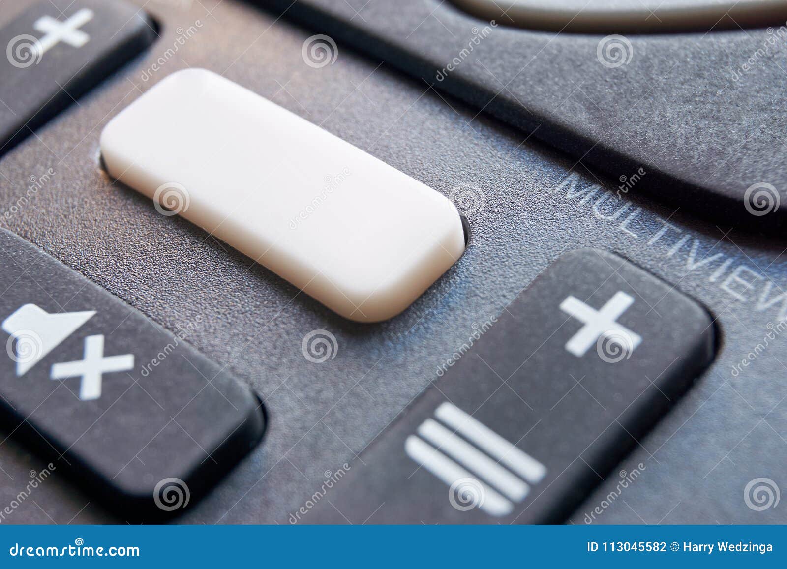 Remote Control Mock Up with Copy Space for Logo Stock Photo - Image of ...