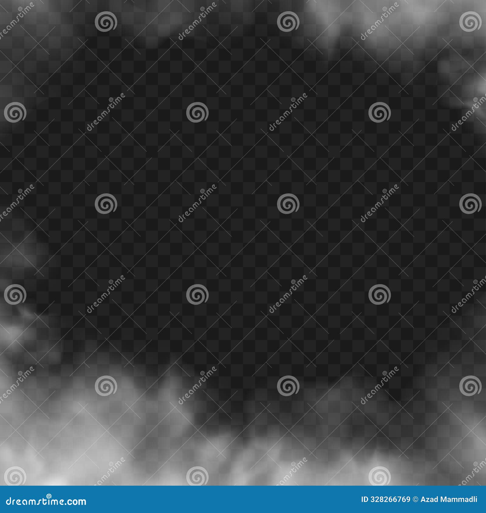 Dark Smoky Frame With Transparent Center, Creating A Dramatic Effect ...