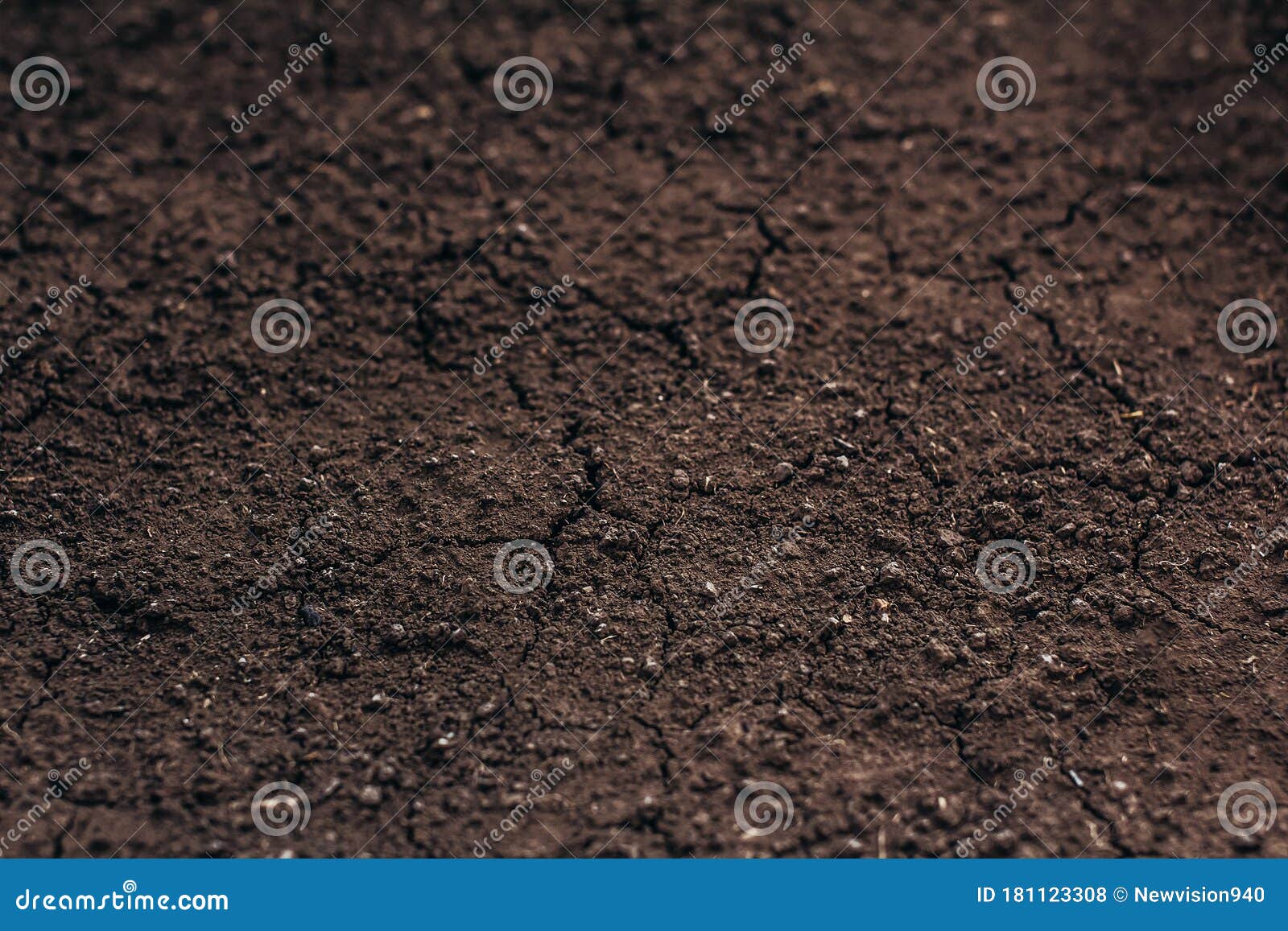 Dark Soil Texture Closeup of Dry Soil Background Stock Photo - Image of ...