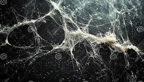 Dark Spider Web in Chaotic Underwater Motion Flow Generated by AI Stock ...