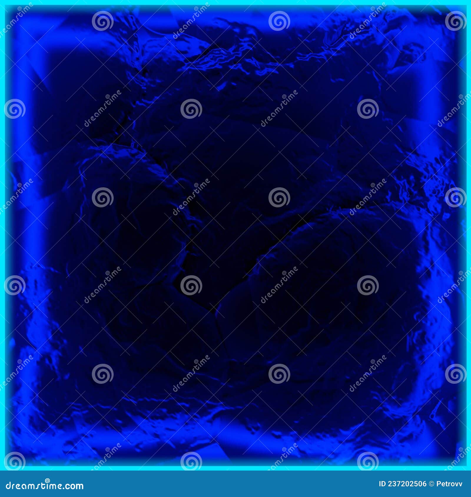 Dark Square Background with Rocky Texture with Blue Glow Around the ...