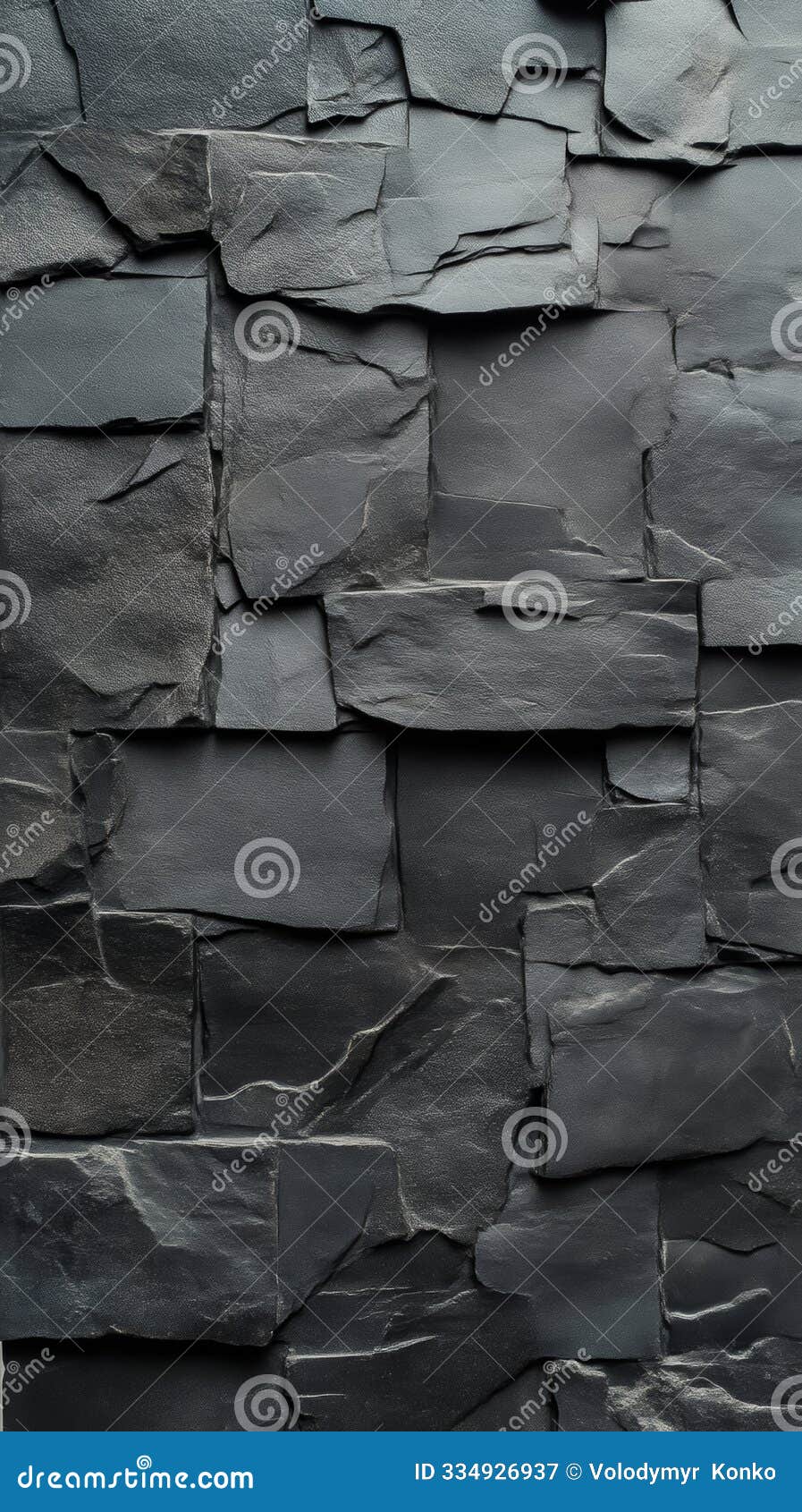 Dark Stacked Stone Wall Texture, Architectural Surface. Rustic Design ...