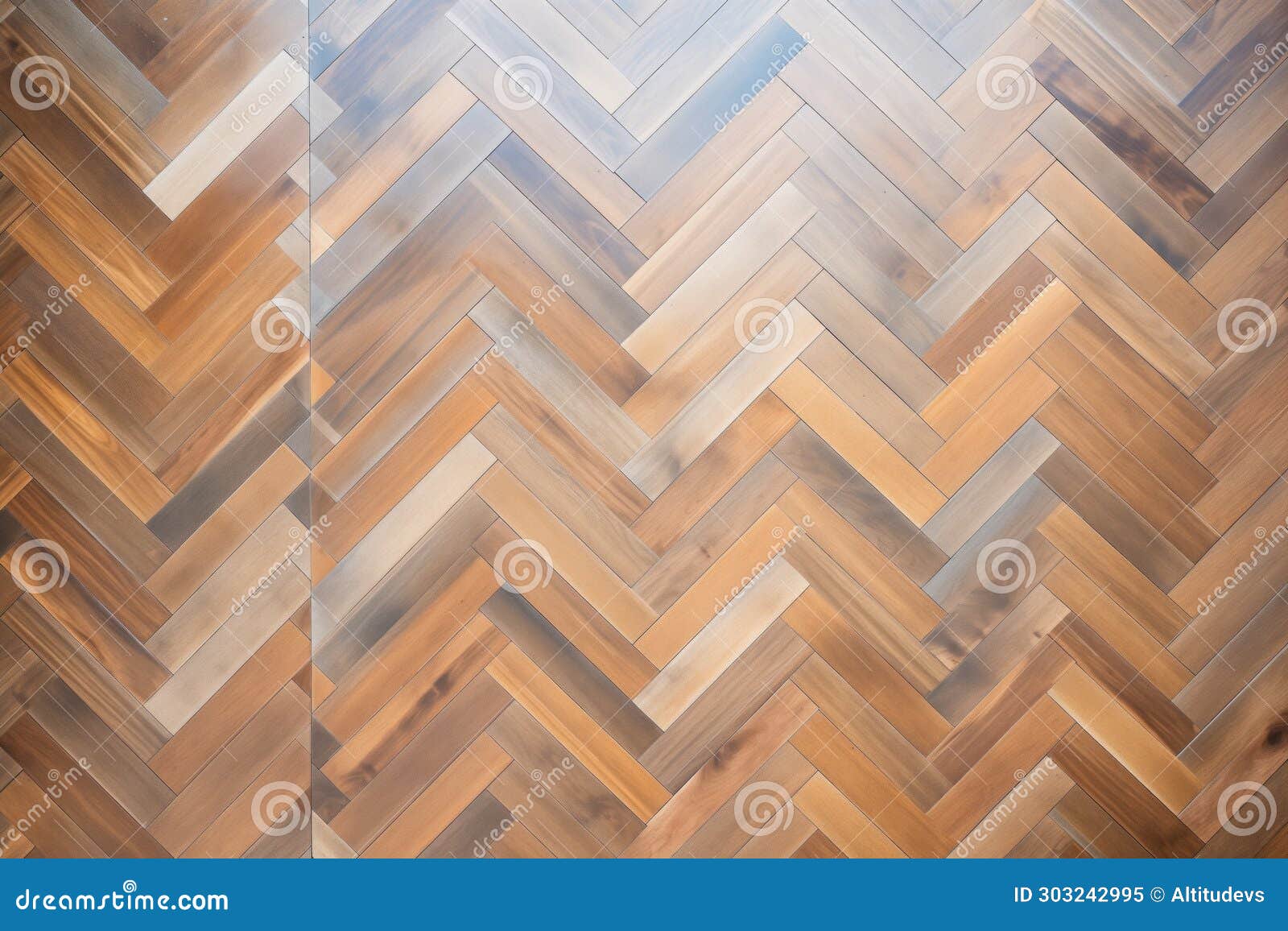 Dark Stained Acacia Parquet Flooring Slabs Stock Image - Image of ...