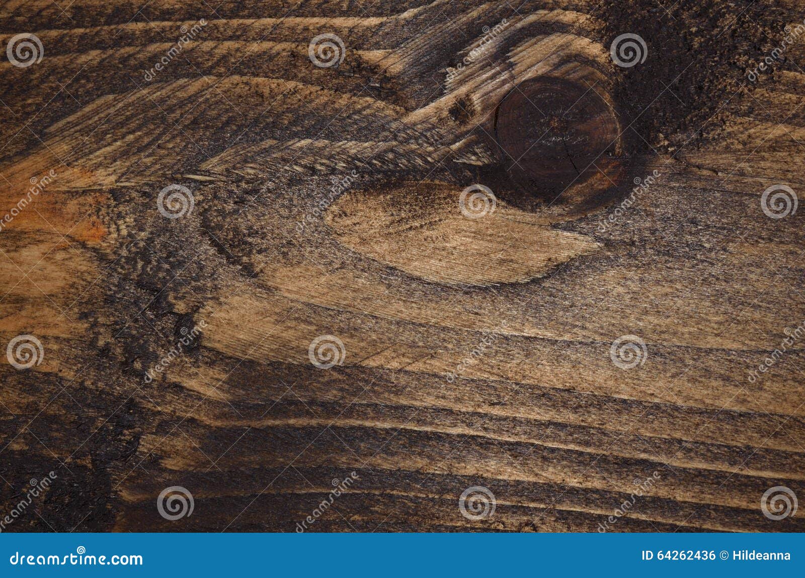Dark Stained, Grain and Knots in Wood Stock Photo - Image of grain ...