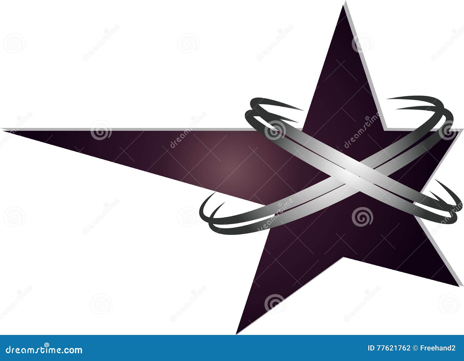 Dark star logo stock vector. Illustration of planet, dark - 77621762