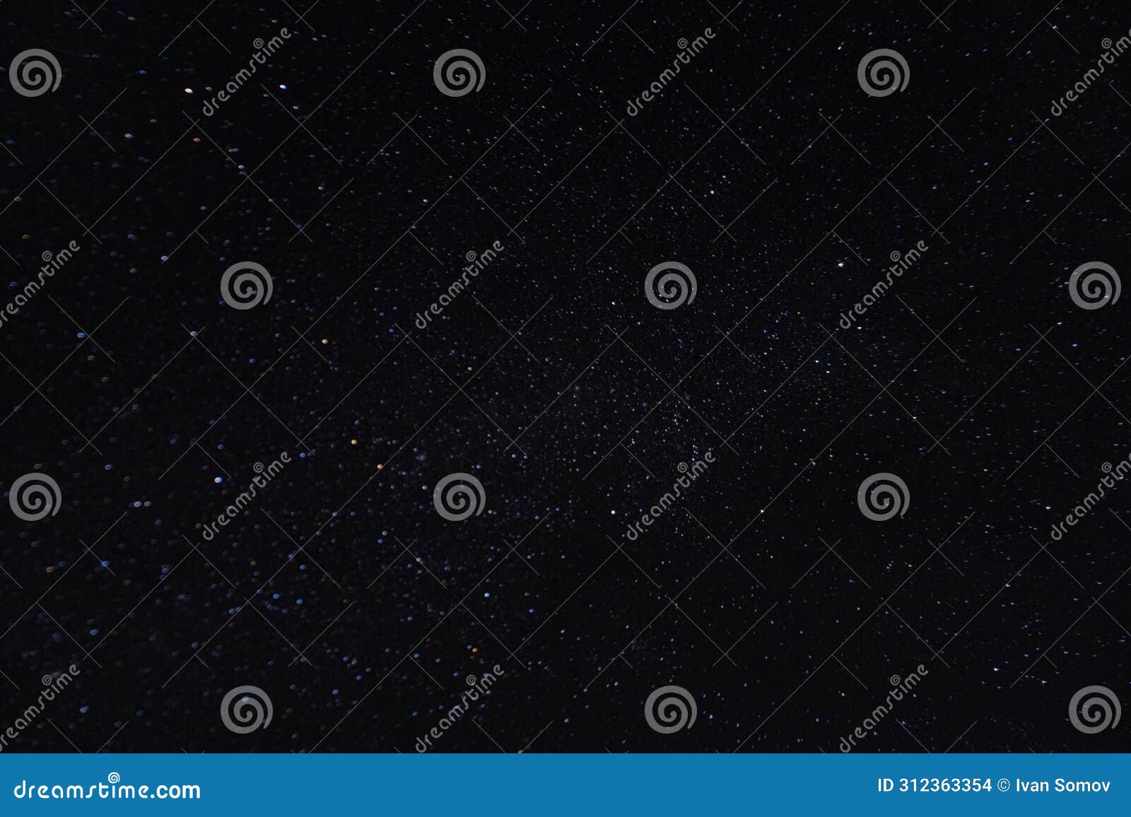 Dark Starry Sky in a Cold Frosty Country Stock Photo - Image of night ...
