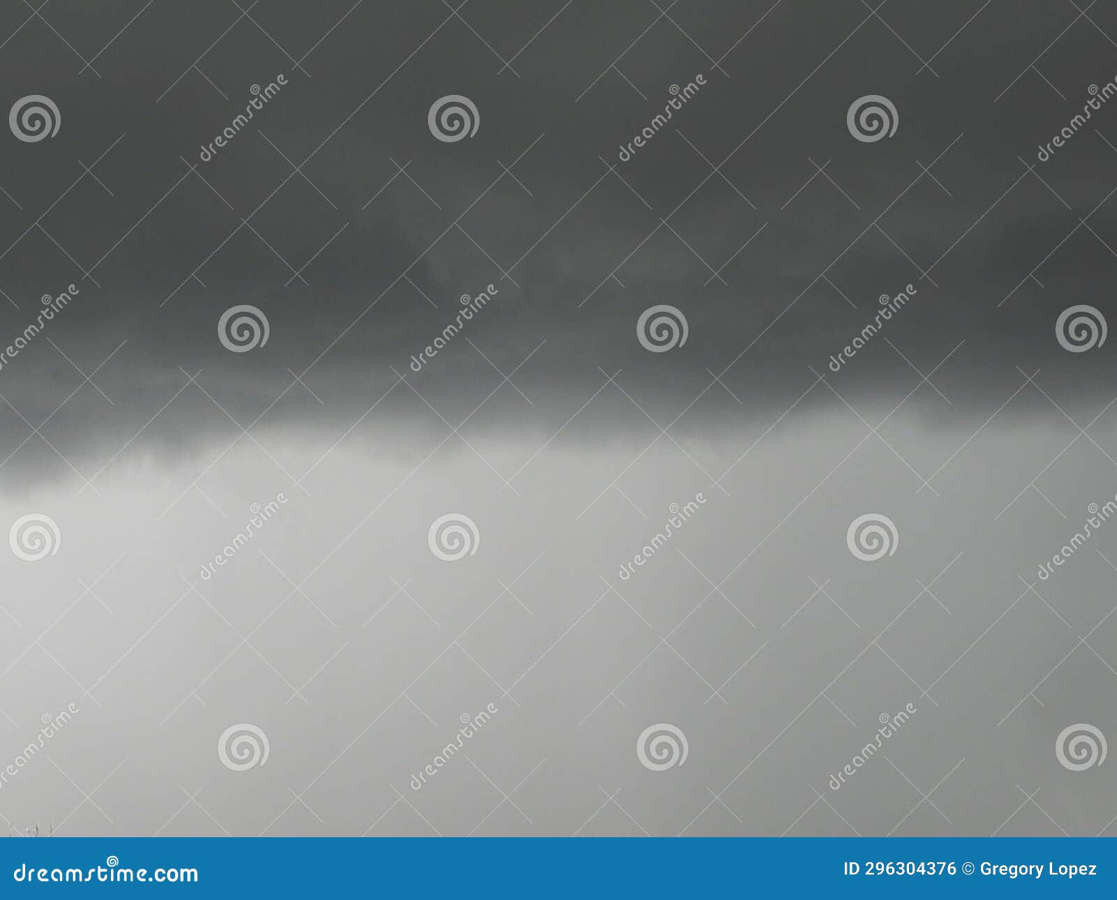 Dark Storm Cloud on the Horizon with Downpour Stock Photo - Image of ...
