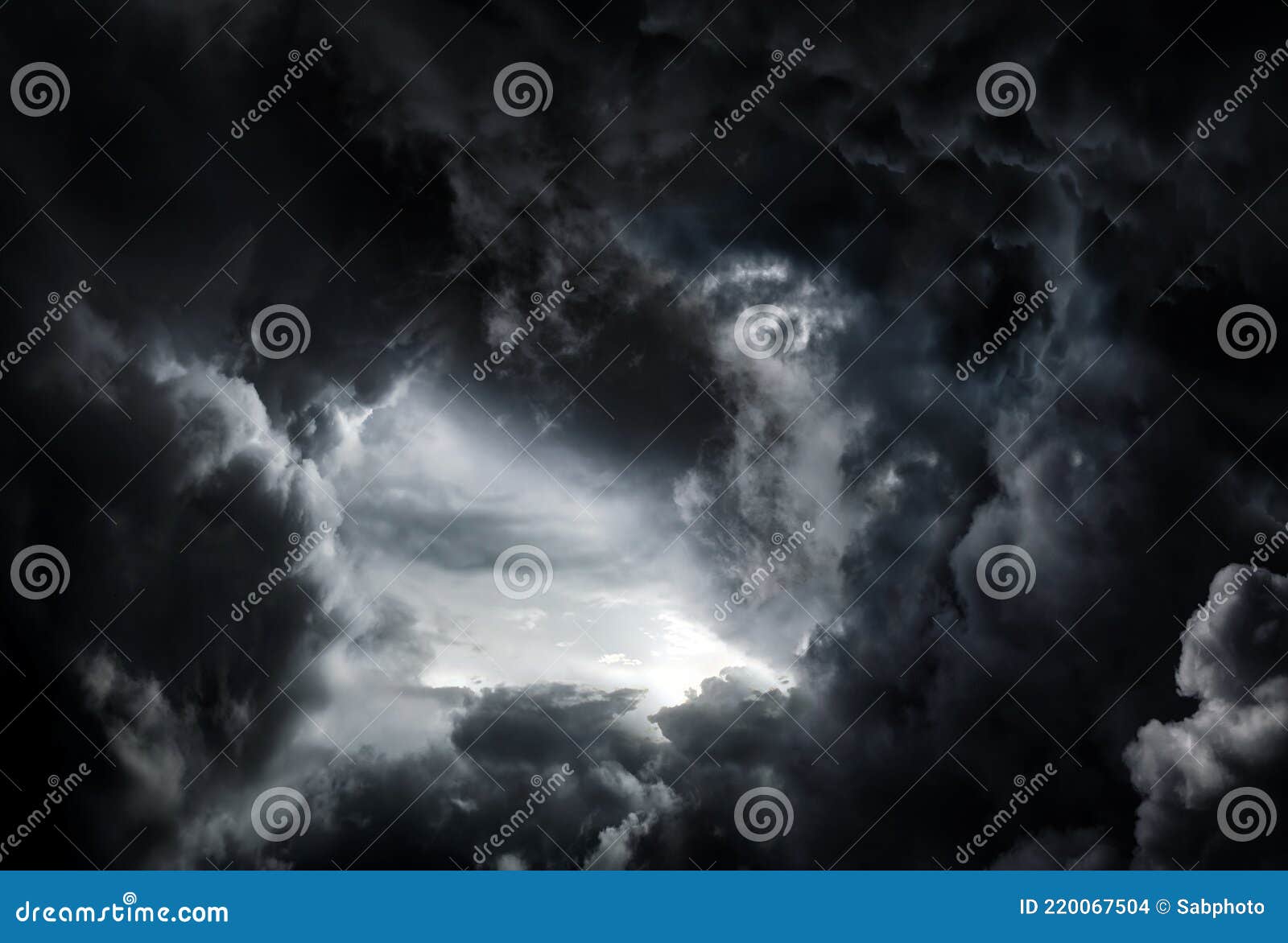 Dark Storm Clouds stock photo. Image of cumulus, gloomy - 220067504